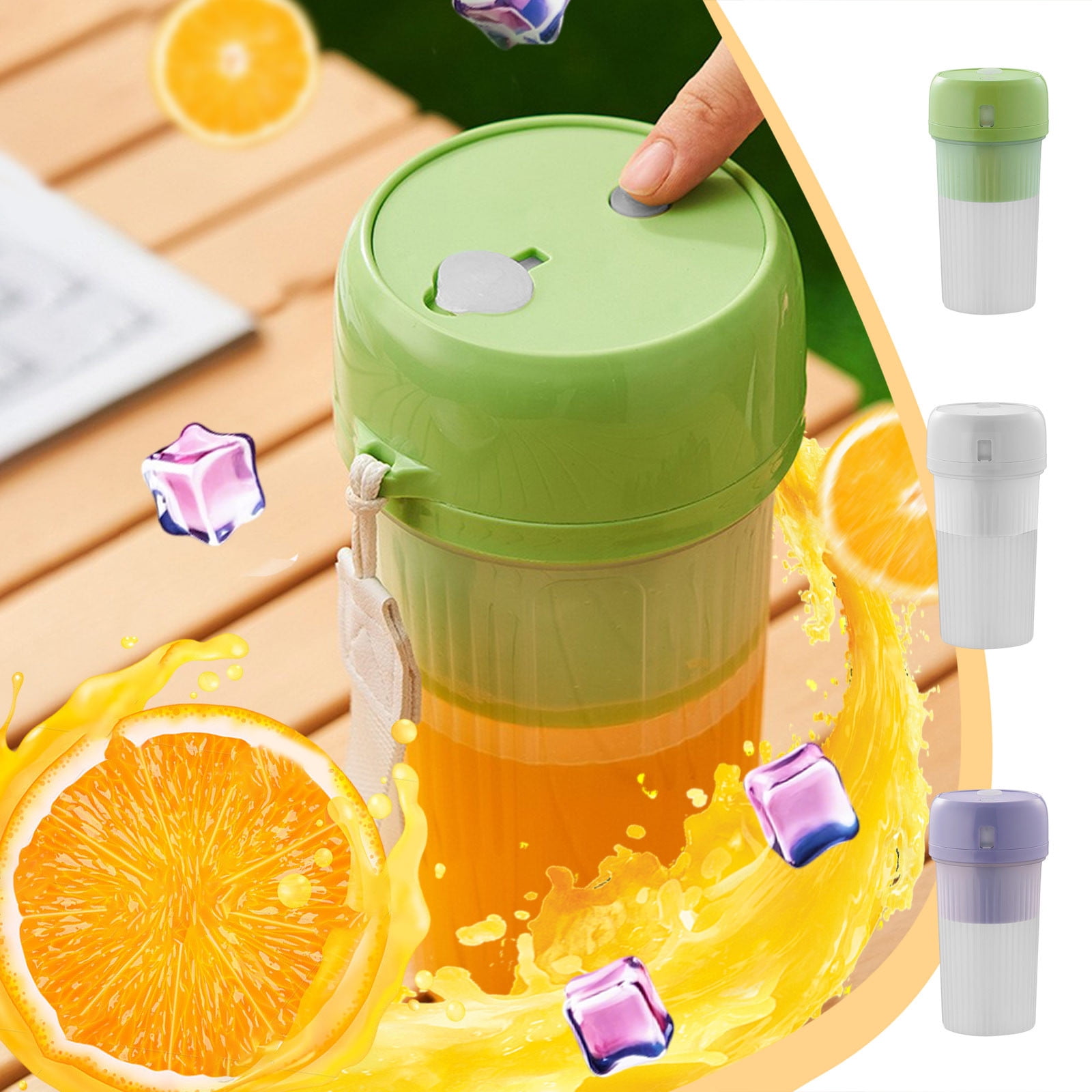 Best Bargains Portable USB Rechargeable Blender with 12 Blades - 340ml ...