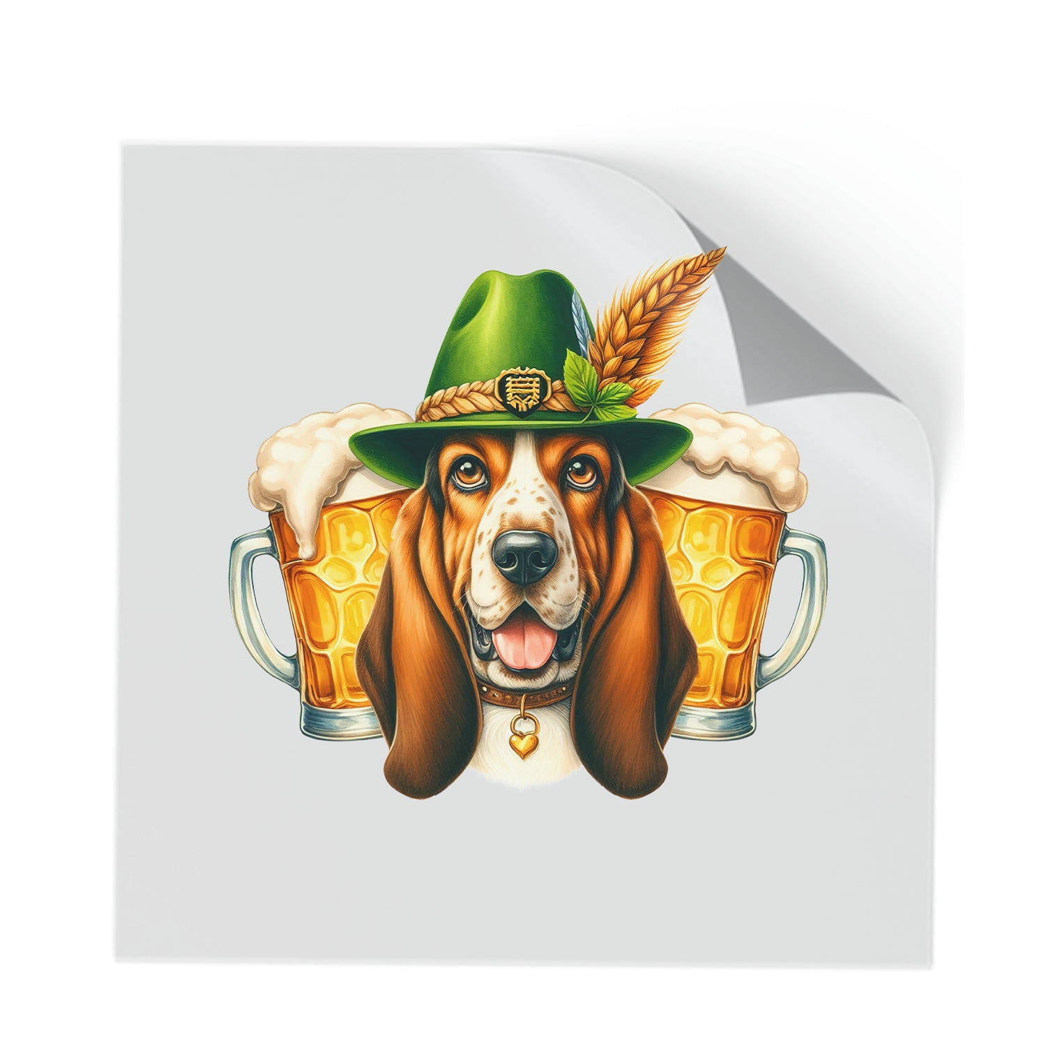 Best Basset Hound Dad Proud Beer Lover Happy Oktoberfest Cutout ...