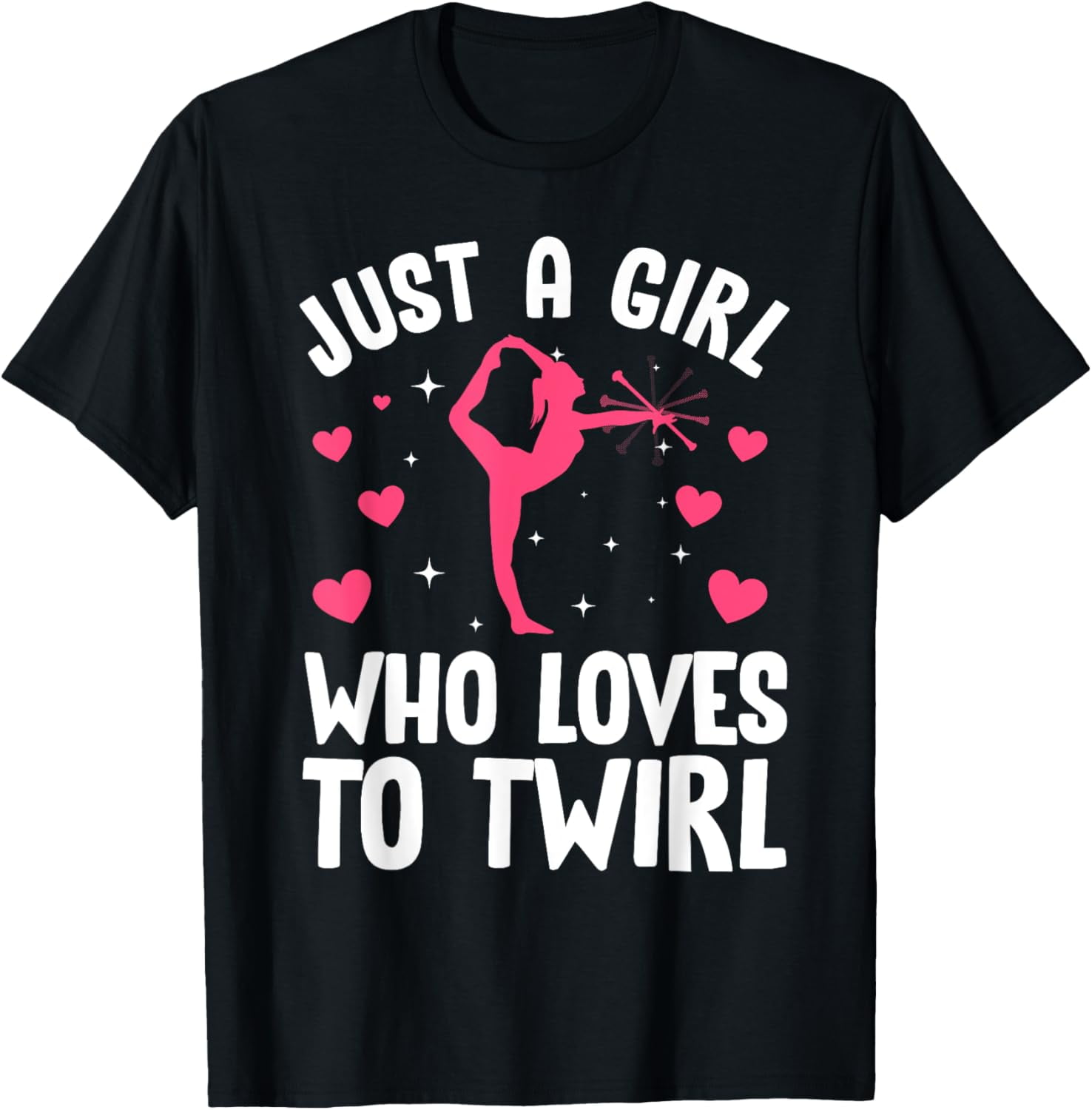 Best Baton Twirling Art For Women Girls Twirler Majorette T-Shirt - Walmart.com