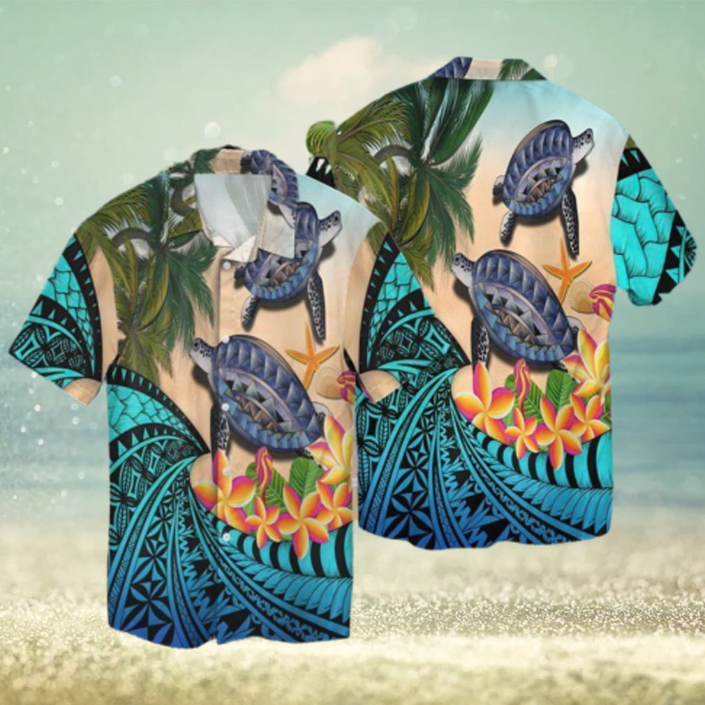 Best Beach Turtle Hawaiian Shirt - Walmart.com