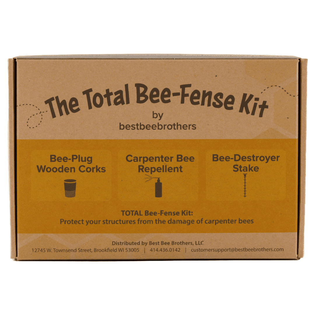 Best Bee Brothers Bee-Fense Kit, Carpenter Bee Repellent, 50 mL Spray ...
