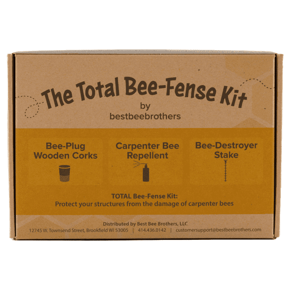 Best Bee Brothers Bee-Fense Kit, Carpenter Bee Repellent, 50 mL Spray ...