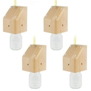 Bees N Things Wood Hanging Carpenter Bee Catcher for Outdoor Use ...