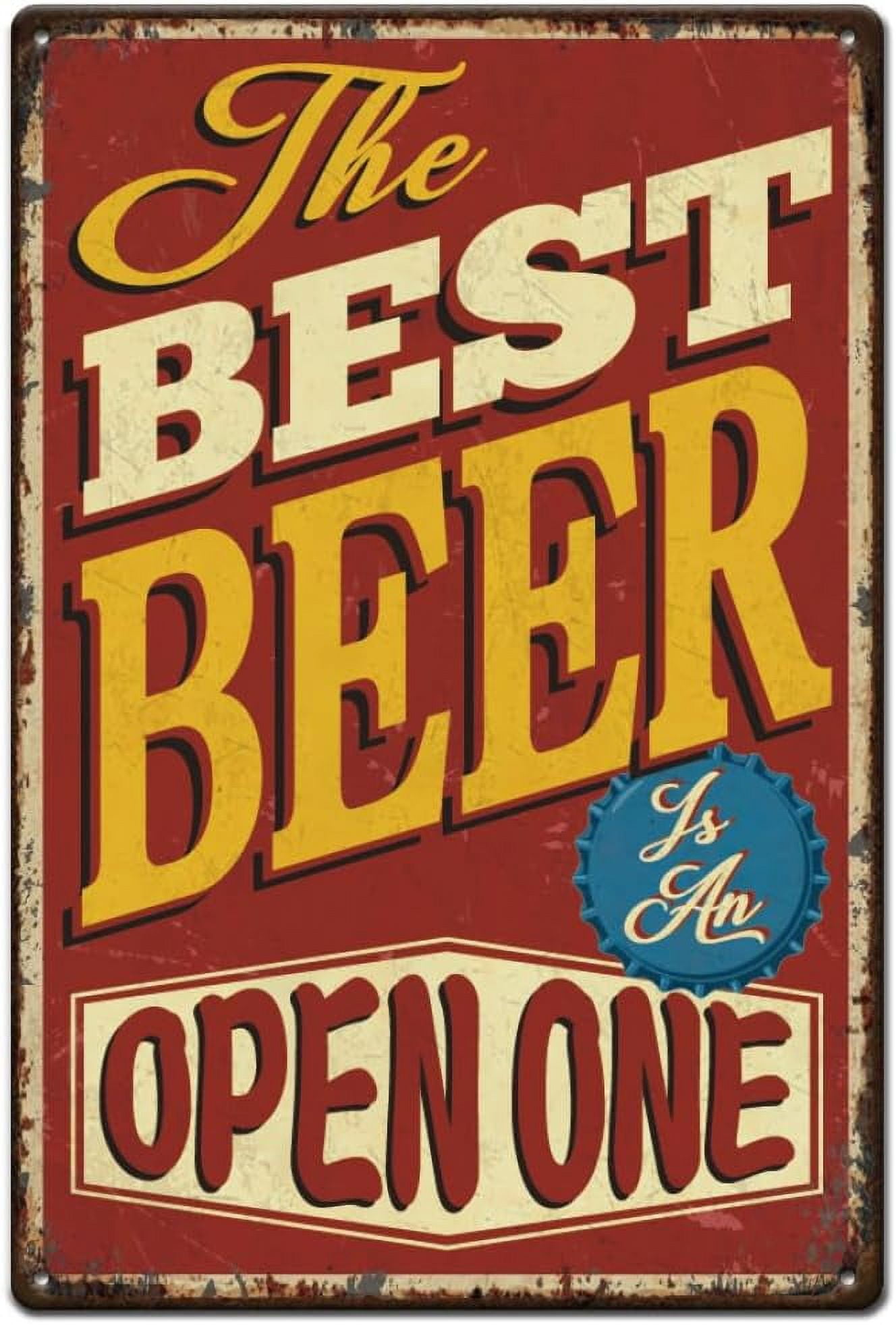 Best Beer Vintage Tin Signs Funny Hanging Metal Posters colorful Metal ...