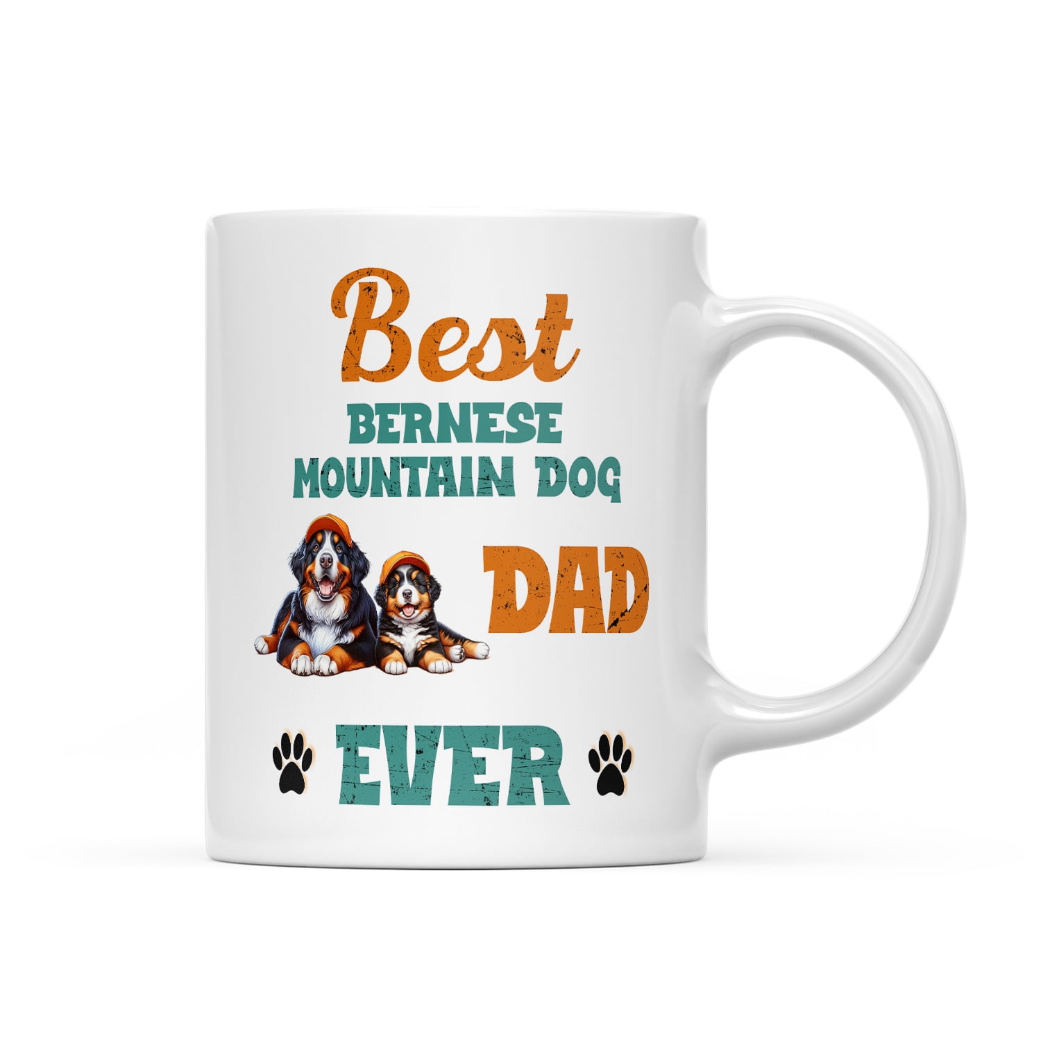 Best Bernese Mountain Dog Dad Ever Happy Father's Day Mug Berner Lover ...