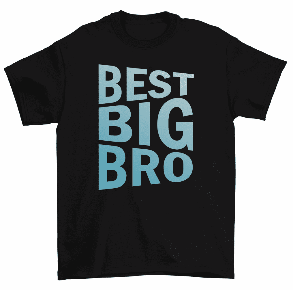 Best Big Bro T-Shirt Older Sibling Best Brother T-Shirt Men - Walmart.com