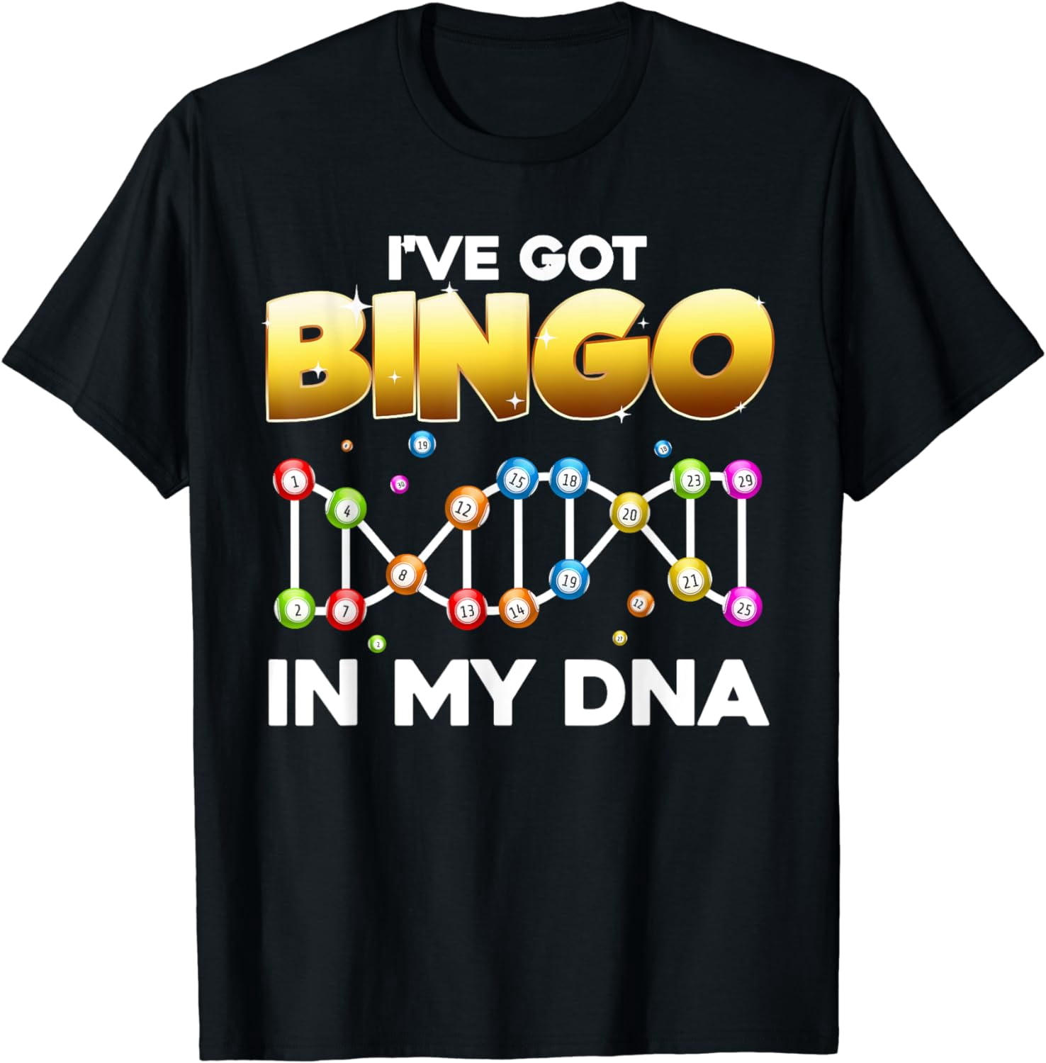 Best Bingo Design For Men Women Gambling Game Bingo Lovers T-Shirt ...