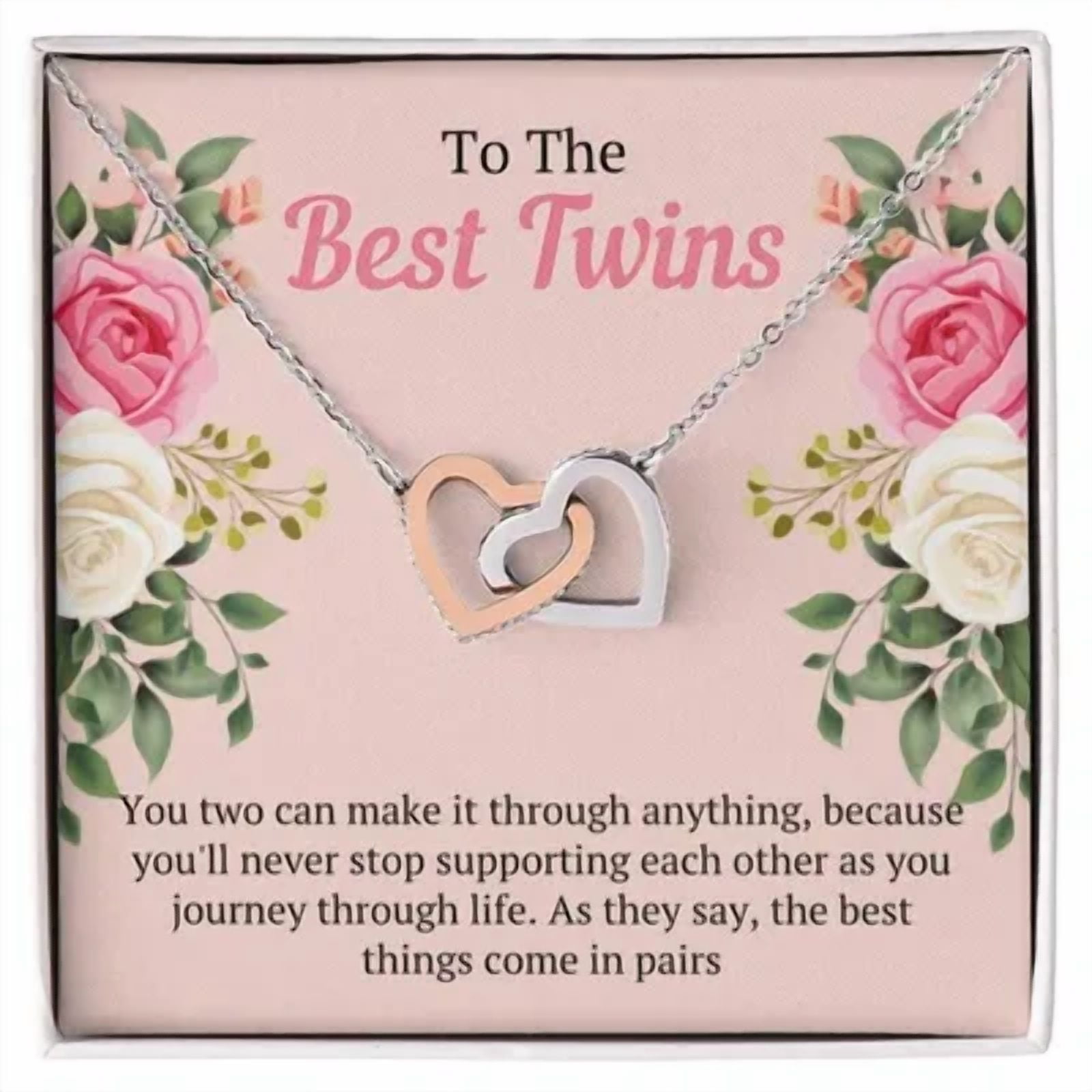 Best Birthday Twin Sisters, A Loving Keepsake From Loved Ones, Perfect ...