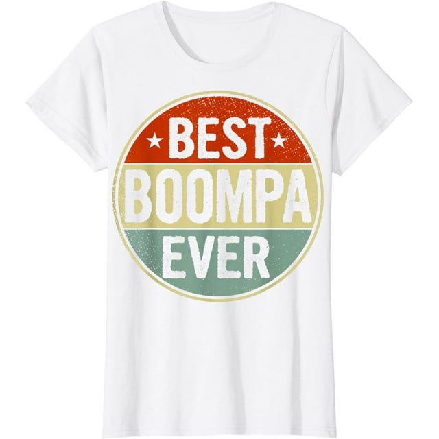 Best Boompa Ever Retro Style Cool Birthday Gift for Boompa T-Shirt ...