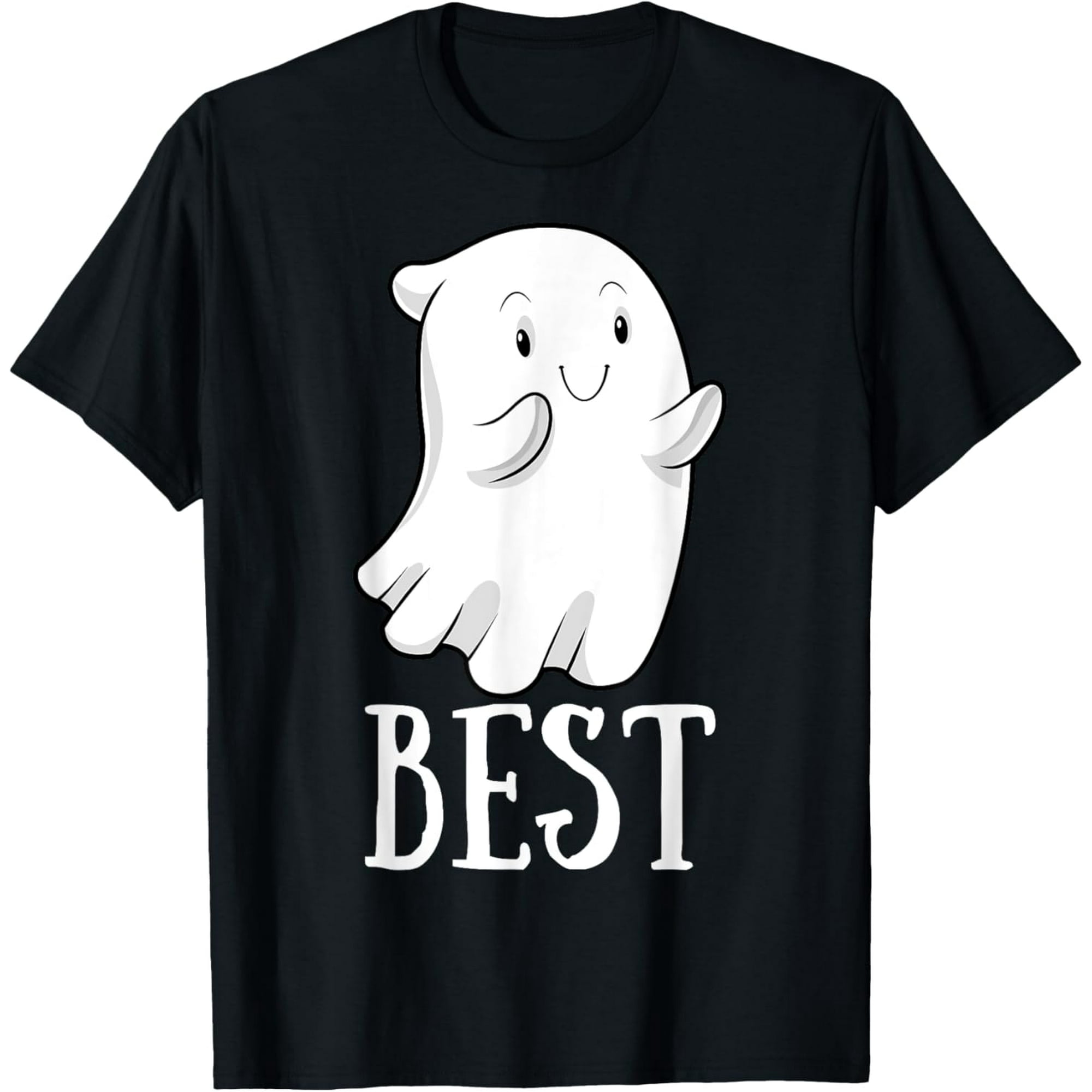 Best Boos Best Friends Cute Ghost Halloween Matching Costume T-Shirt ...