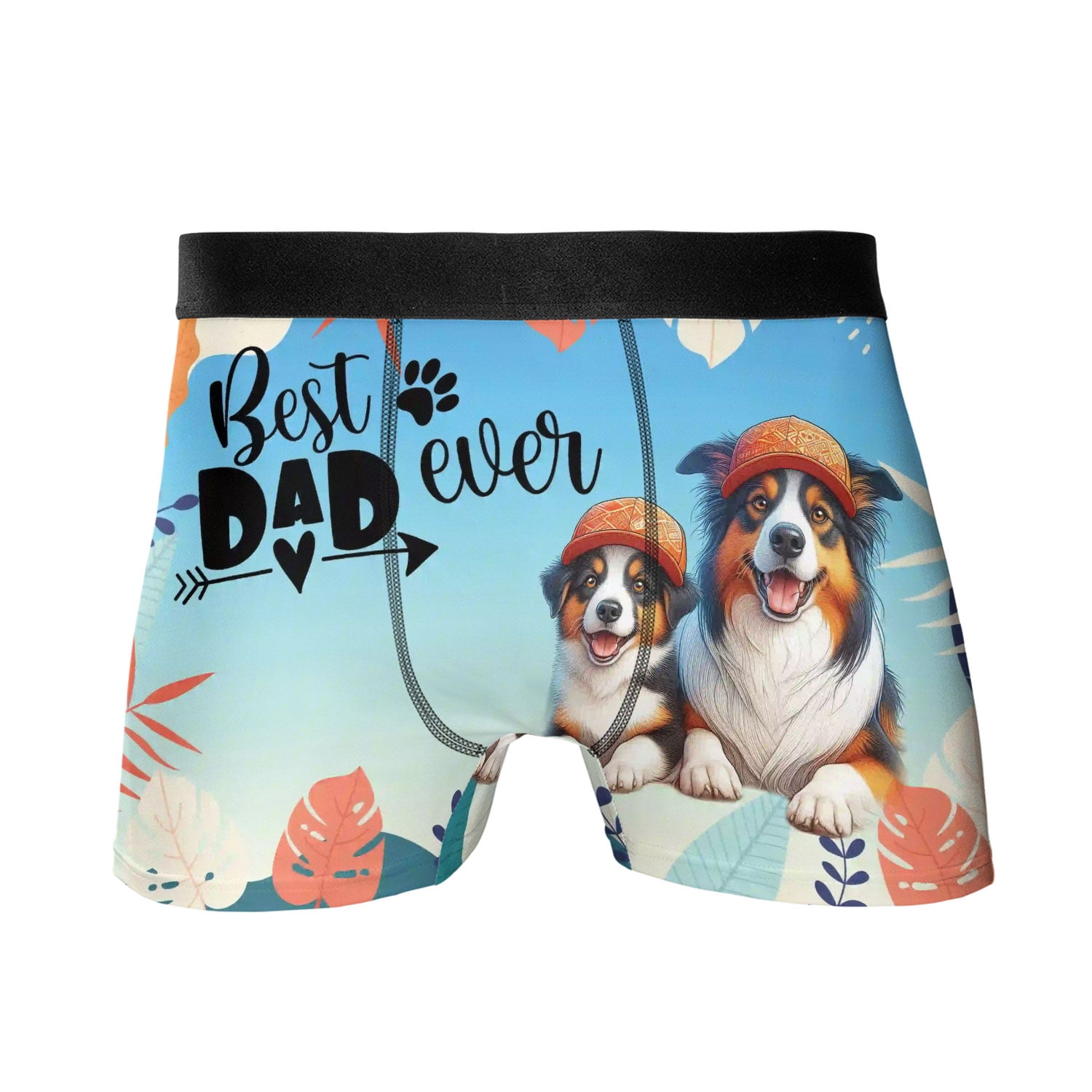 Best Border Collie Dad Ever Happy Father's Day All Over Print Boxer ...