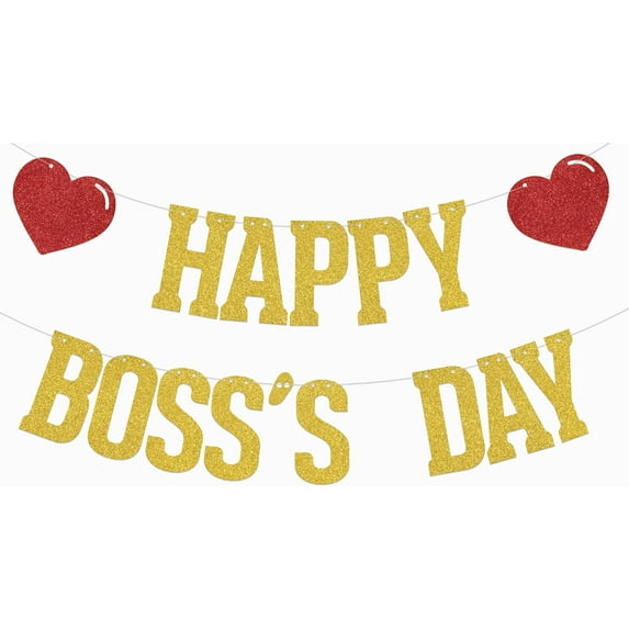 Best Boss Ever Banner - Happy Boss's Day Banner - Boss Appreciate Party ...