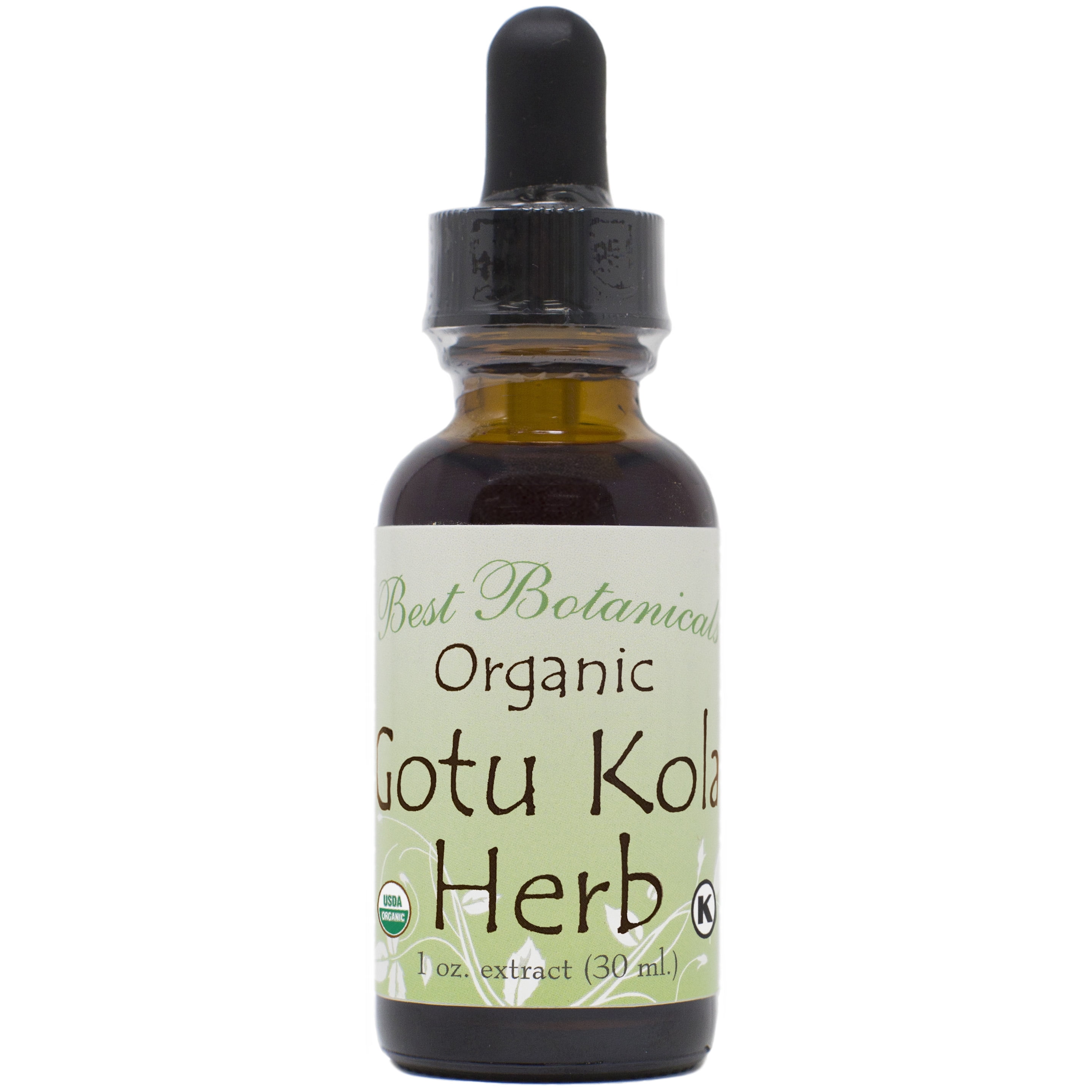 Best Botanicals Organic Gotu Kola Herb Extract 1 oz. - Walmart.com