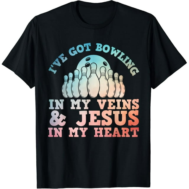 Best Bowling Design For Men Women Jesus Christian Bowling T-Shirt ...