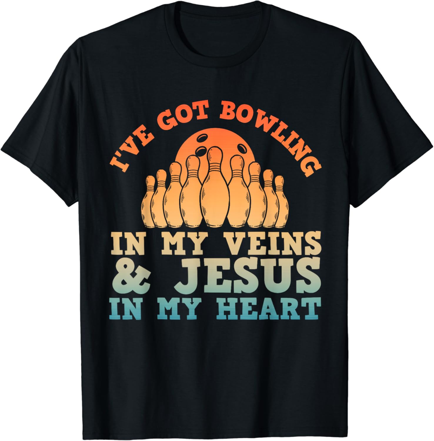 Best Bowling Design For Men Women Jesus Christian Bowling T-Shirt ...