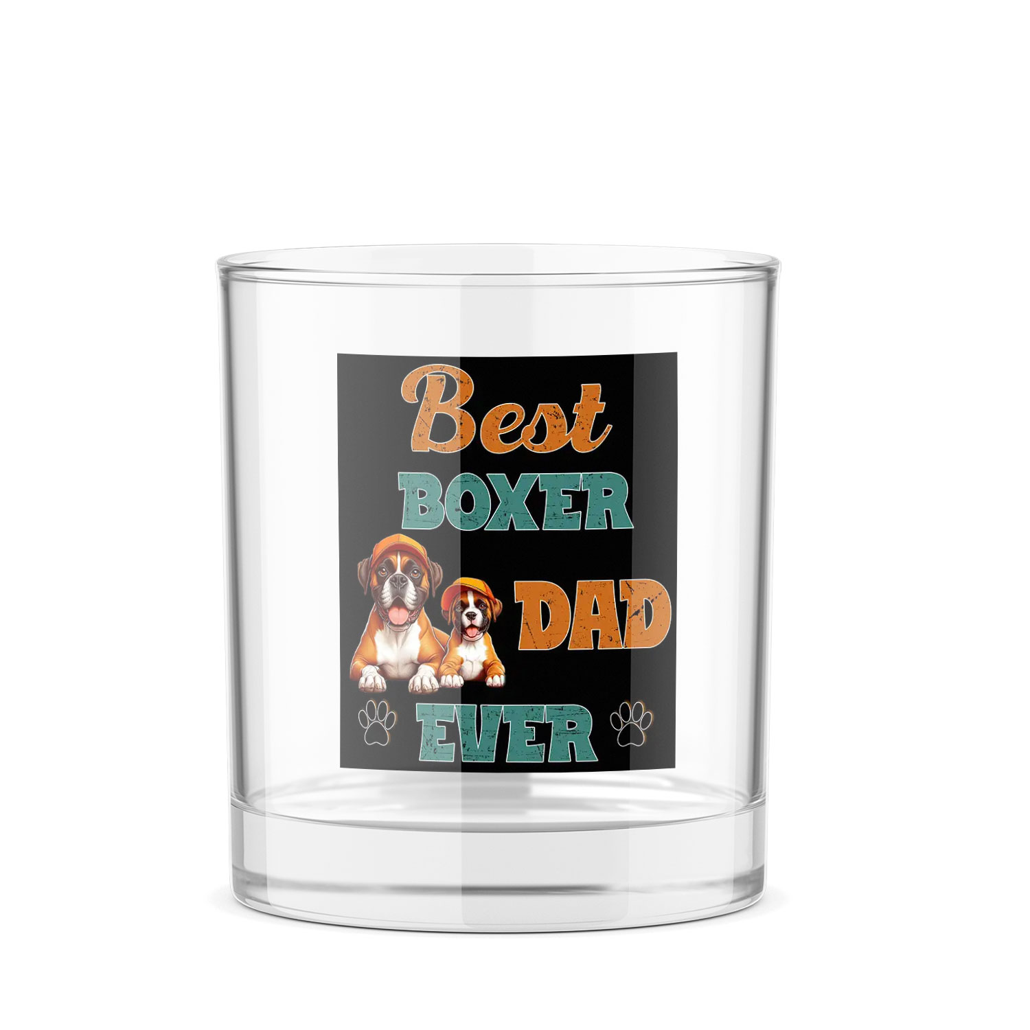 Best Boxer Dad Ever Happy Father's Day 11oz Whiskey Glass Mug Boxers ...