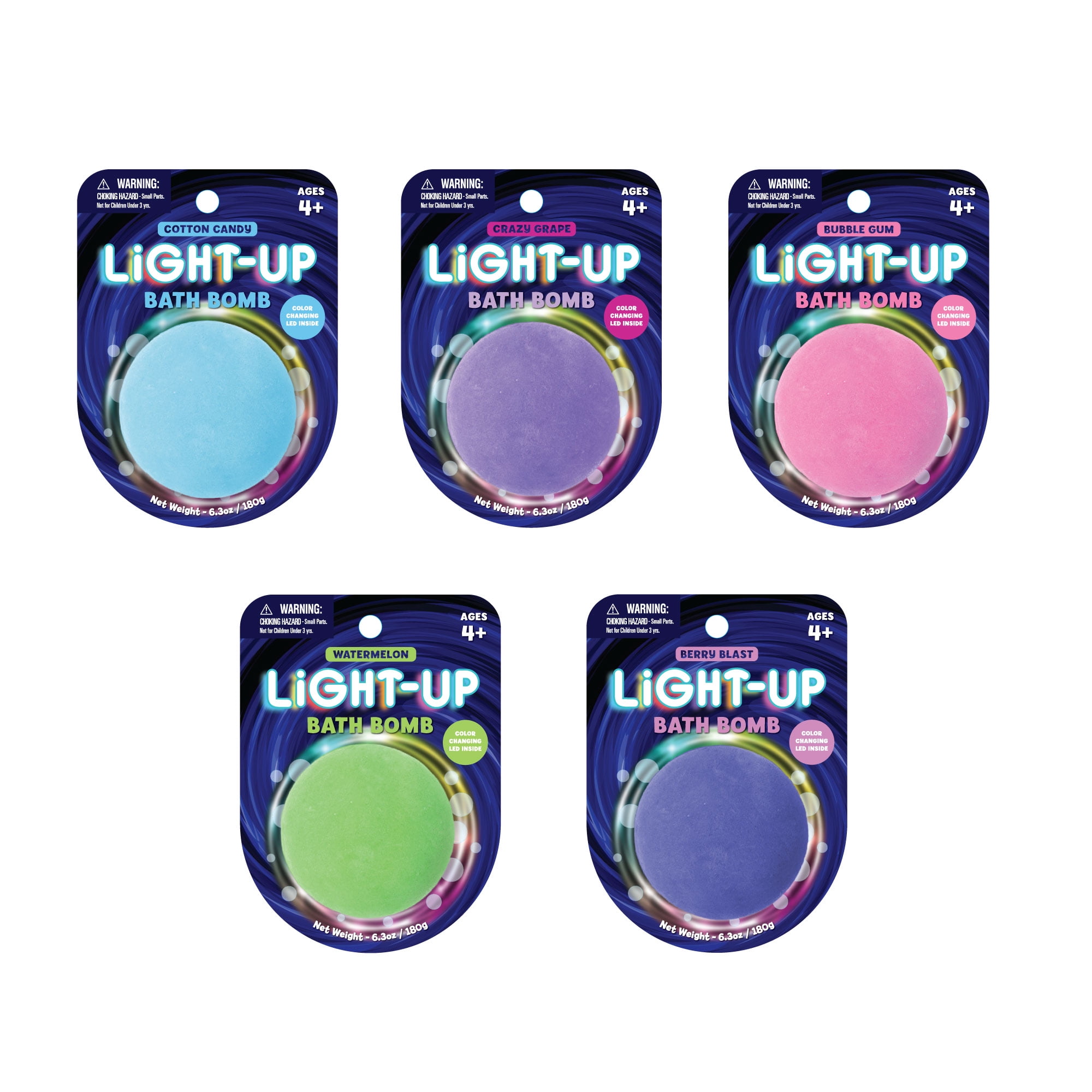 Best Brands Classic Grape Bath Bomb with Surprise LED Light Inside ...