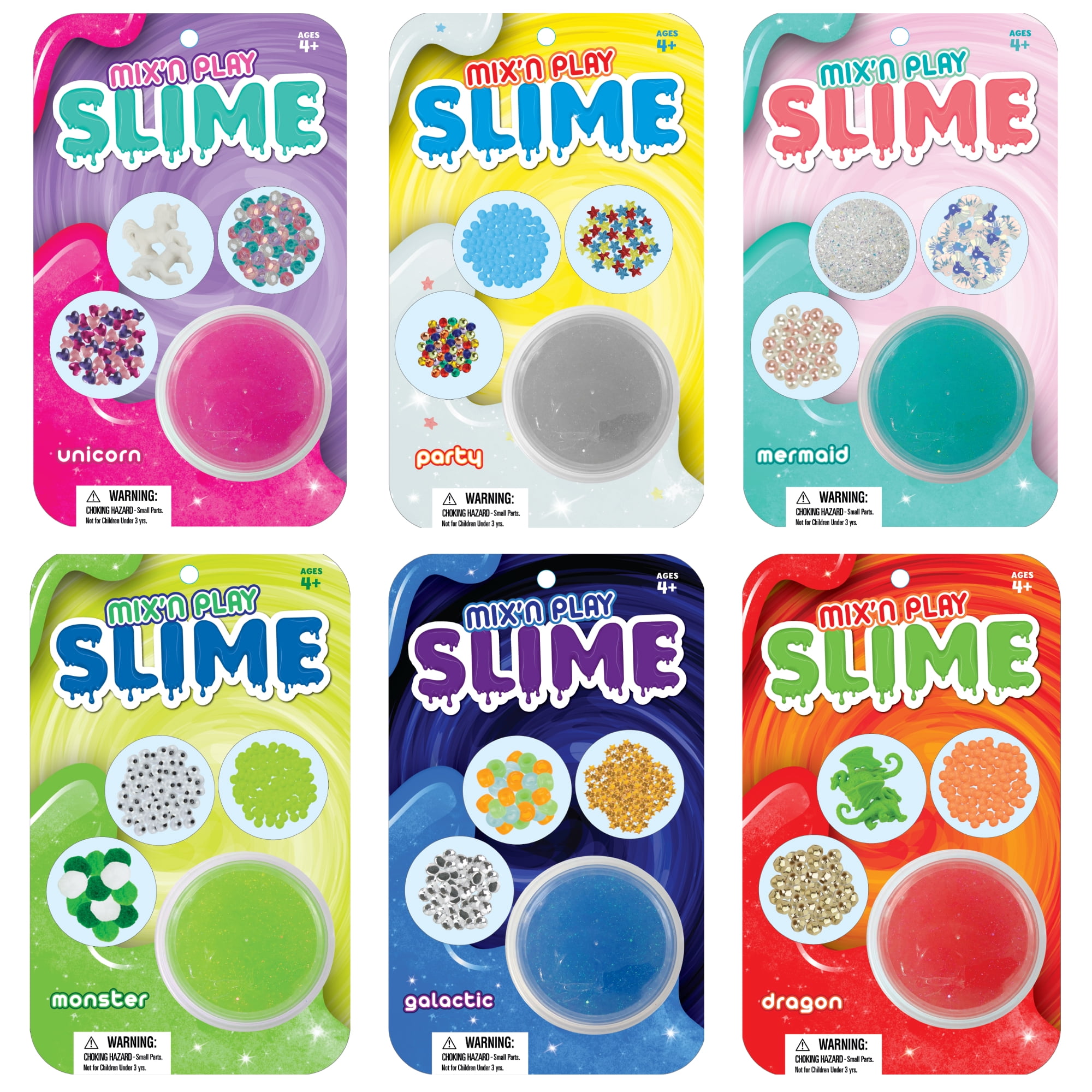 Best Brands Mix'n Play Slime with Glitter, Foam Beads, and Much More ...