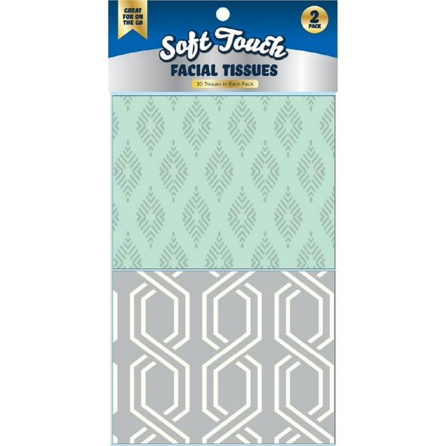 Best Brands White 2-Ply Facial Tissue, 2 Pack (60 Total Tissues ...