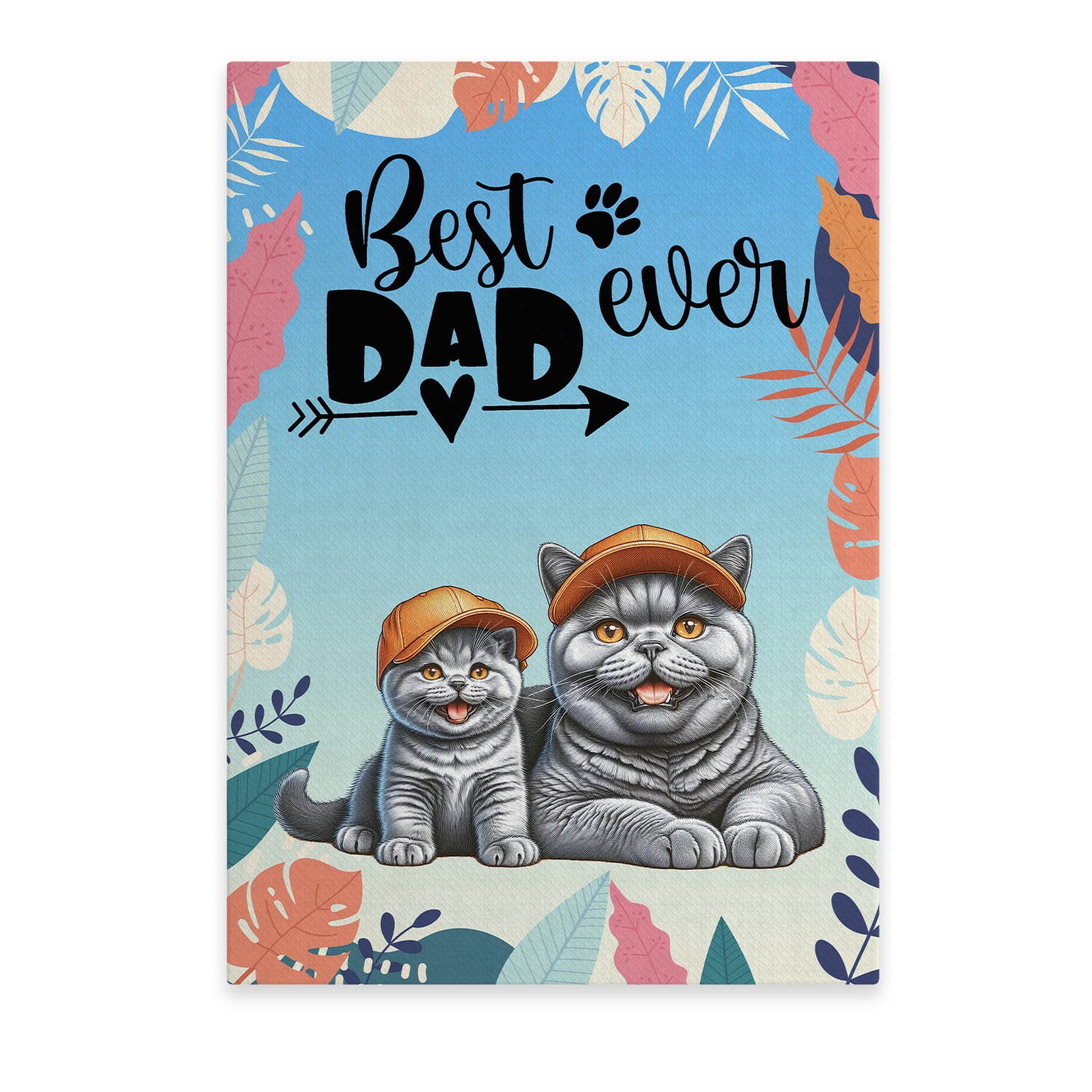 Best British Shorthair Dad Ever Happy Father's Day Vertical Matte ...