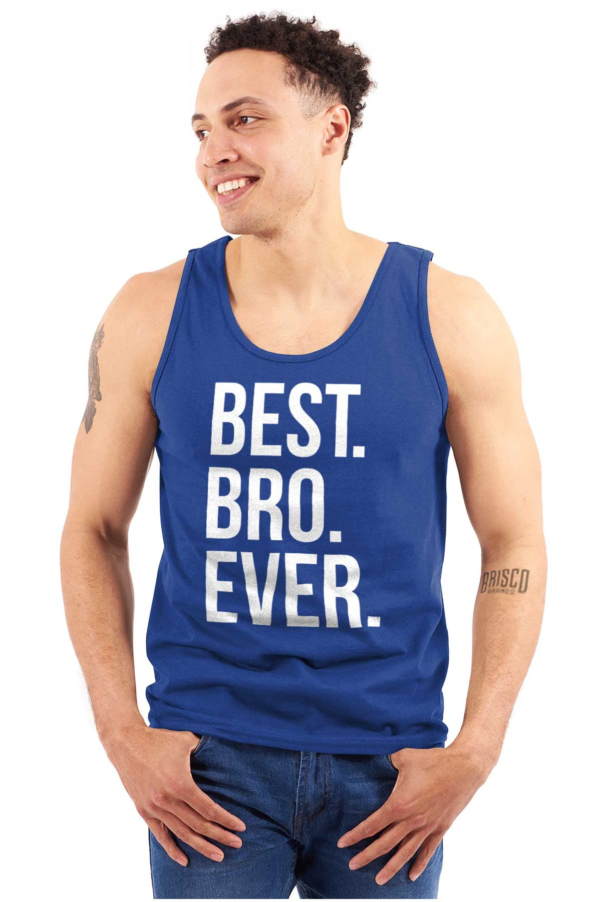 Best Bro Ever Brother Relative Family Mens Big & Tall Graphic Tank Top ...