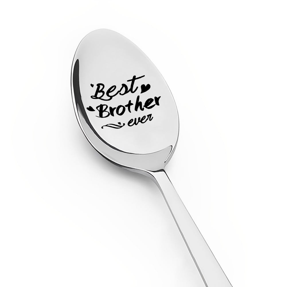 Best Brother Ever Spoon Gifts from Brothers Sisters, Brother Birthday ...