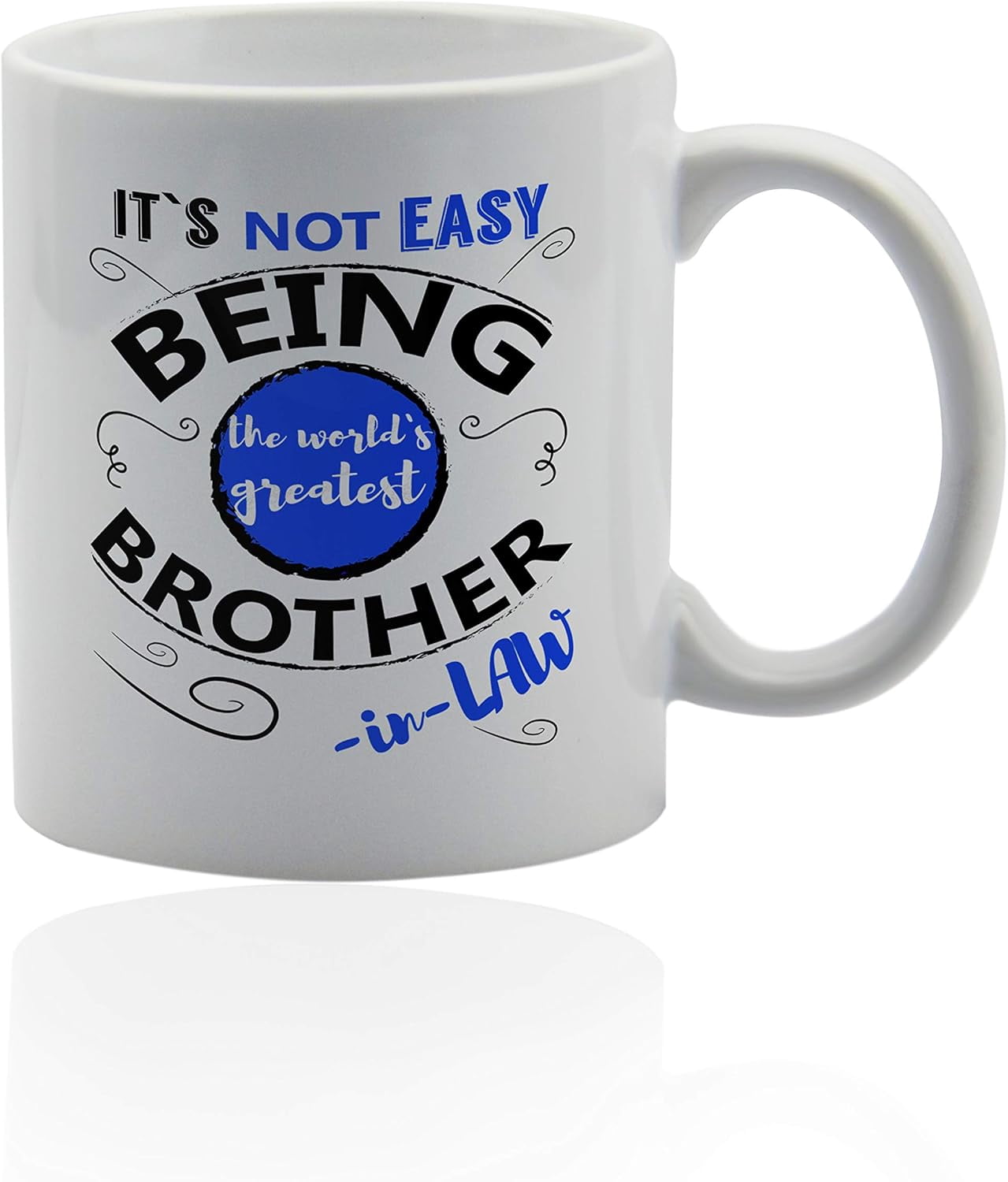 Best Brother In Law Mug 11 oz. white ceramic cup. - Walmart.com