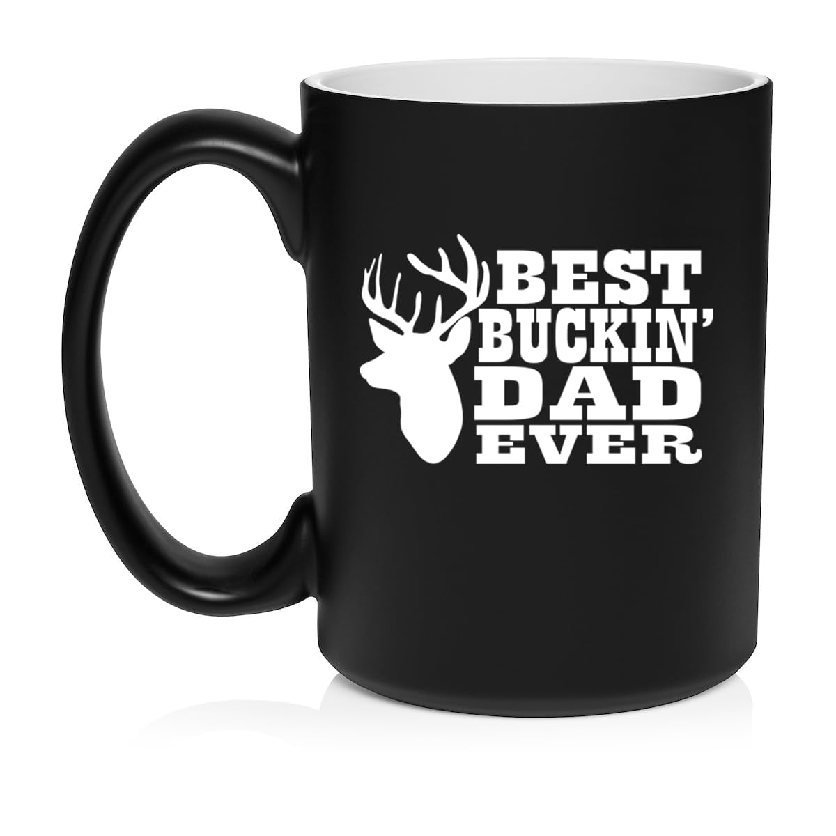Best Buckin Dad Ever Father Ceramic Coffee Mug Tea Cup T For Him