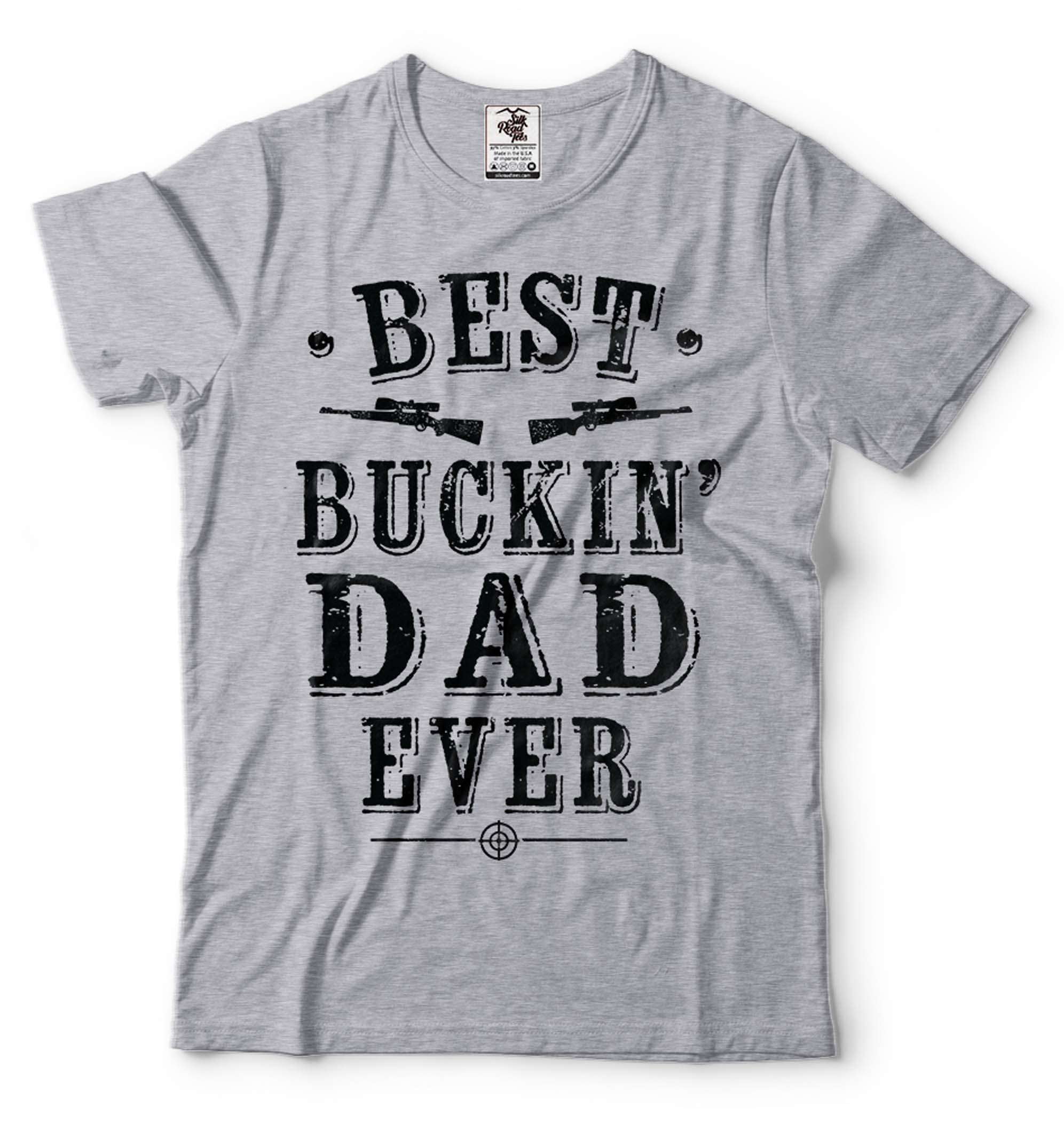 Best Buckin Dad Ever Shirt Father's Day Hunting T-Shirt Hunting Lover ...