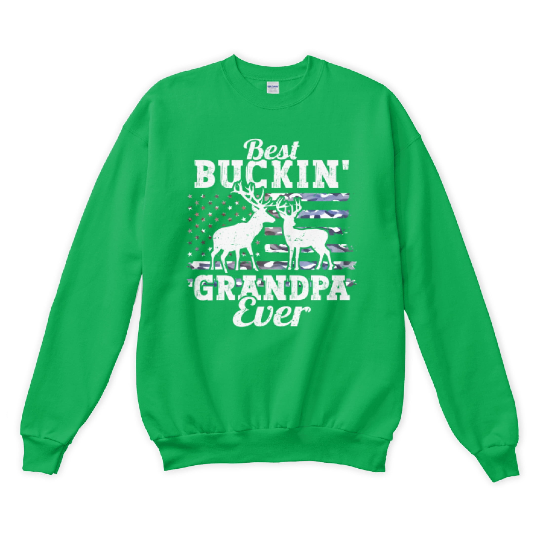Best Bucking Grandpa Ever Us Flag Deer Hunting Fathers Day T Ideas