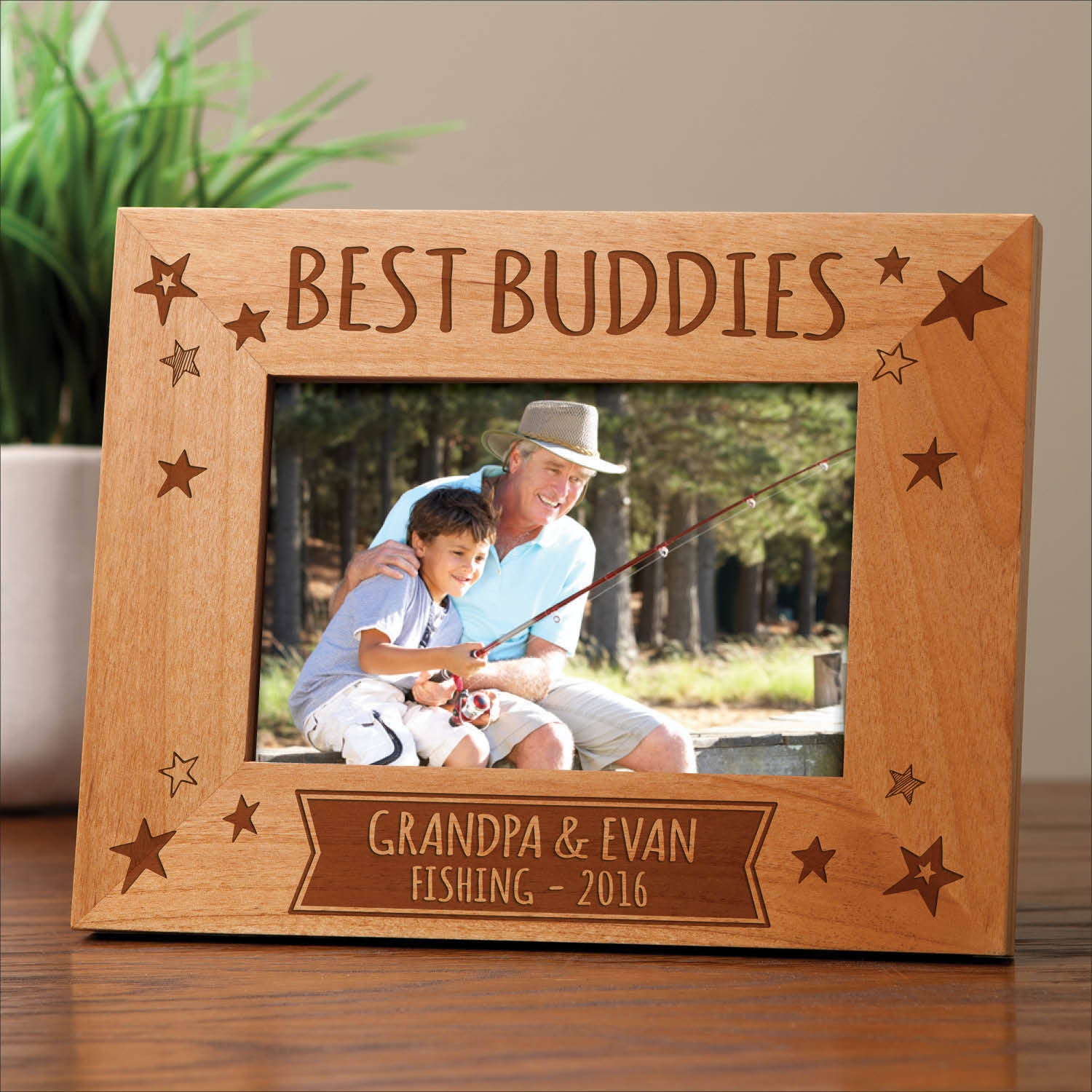 Best Buddies Personalized Wood Frame - Walmart.com