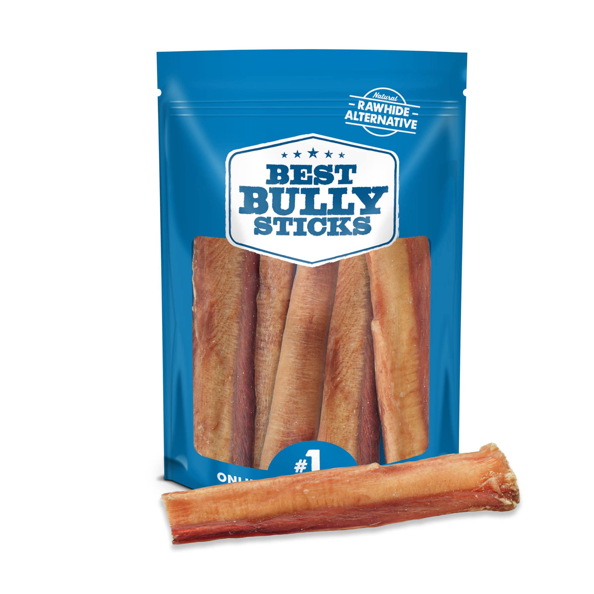 Best Bully Sticks 6 Inch Thick AIS1 Bully Sticks for Dogs - 5 Count ...