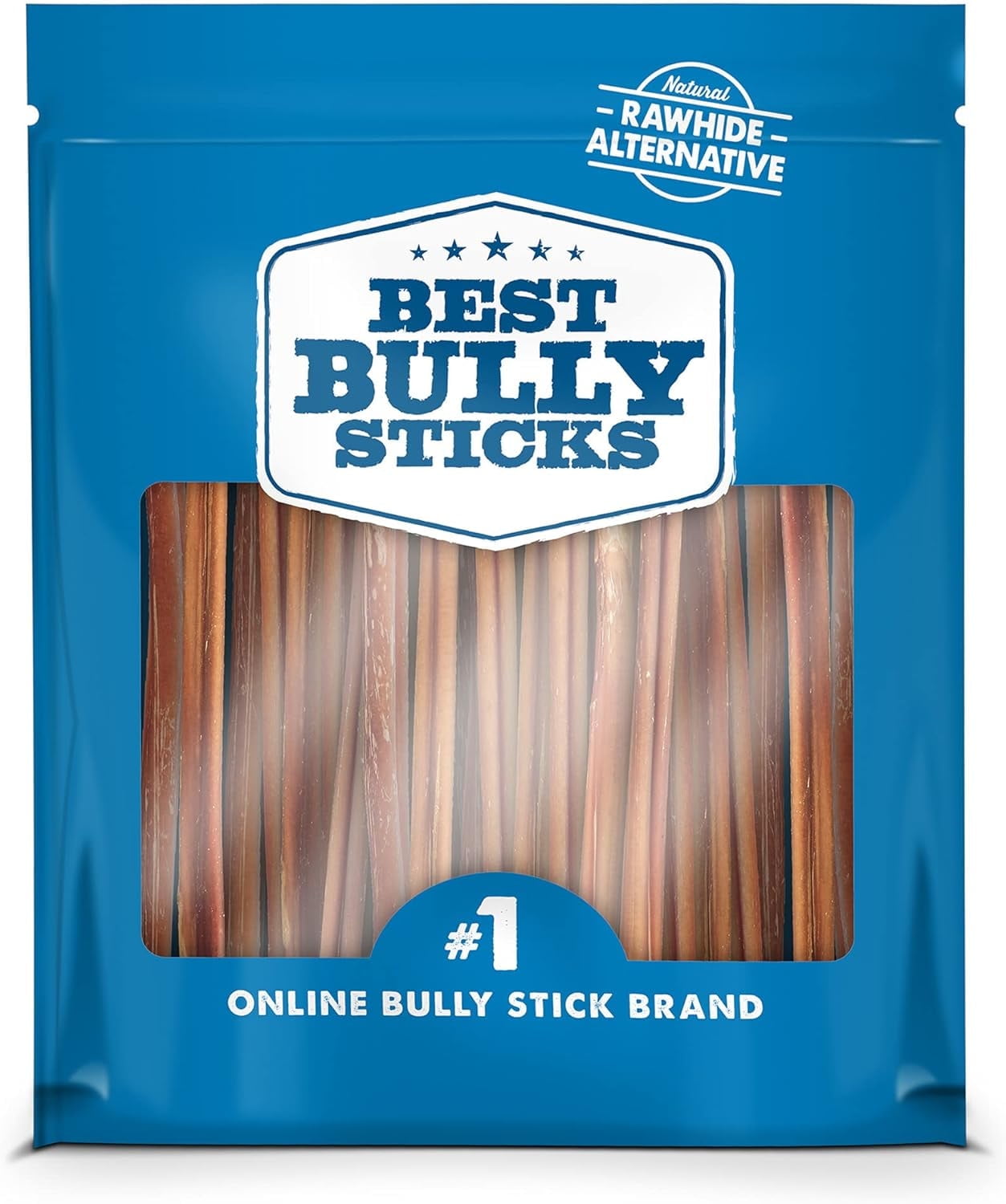 Best Bully Sticks 6 Inch Thin Bully Sticks - 24 Count (Pack of 1) - All ...