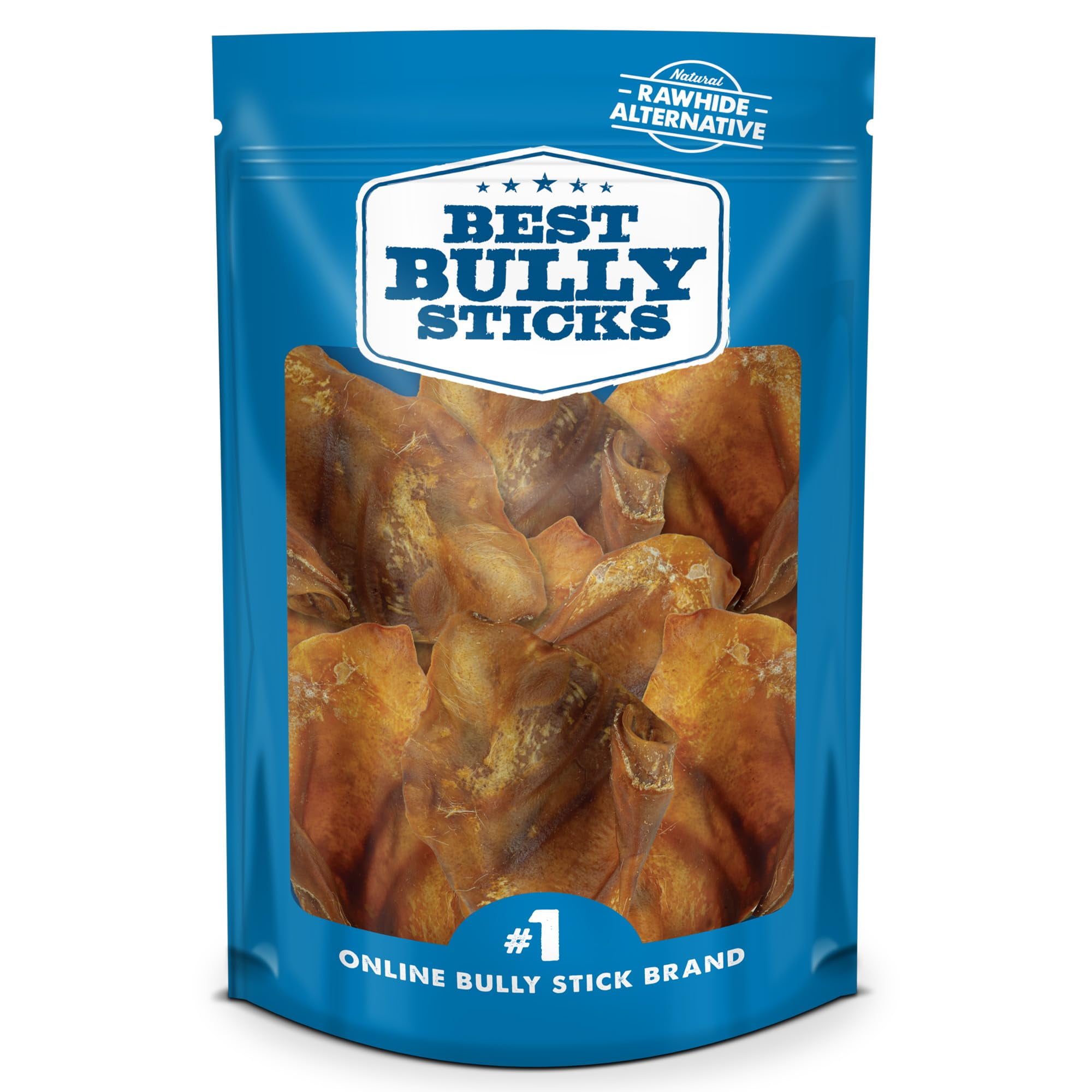 Best Bully Sticks All MSF2 Natural USA Baked & Packed Ears for Dogs ...