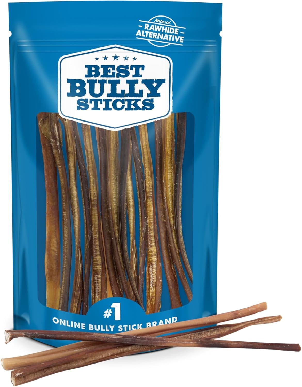 Best Bully Sticks 12 Inch Odor-Free Bully Sticks for Dogs - 12 Count ...