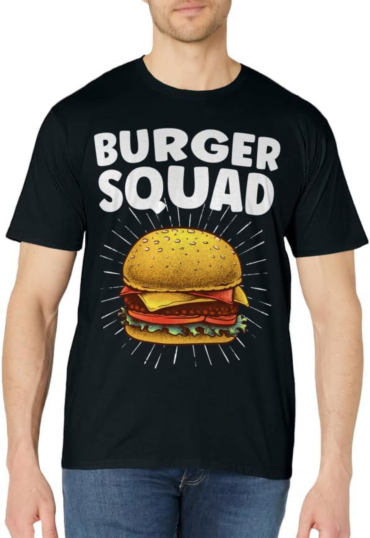Best Burger Design For Men Women Hamburger Cheeseburger T-Shirt ...