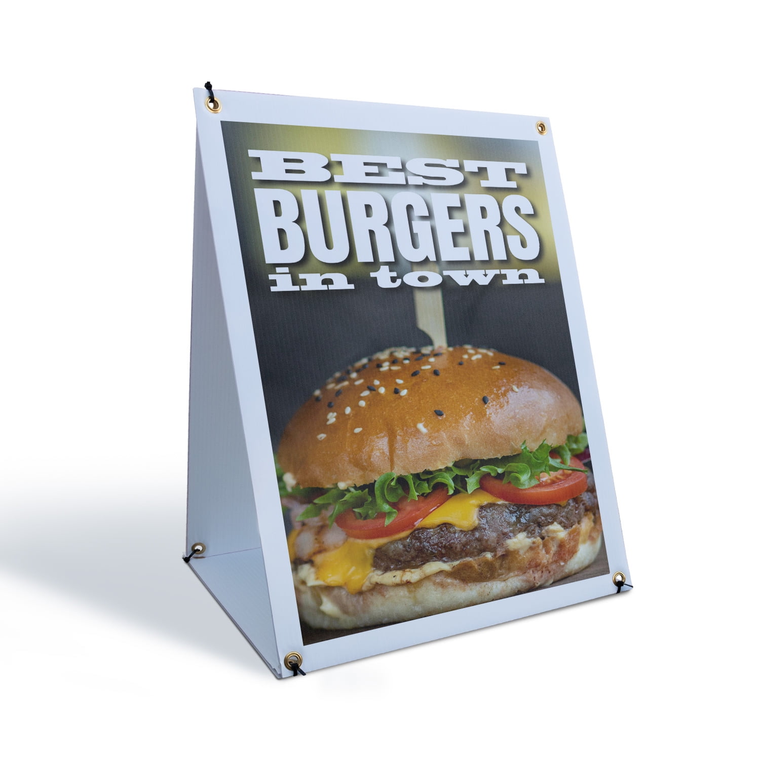 The Best Burgers In Town Sidewalk Sign 18 Inch x 24 Inch A-Frame Images ...