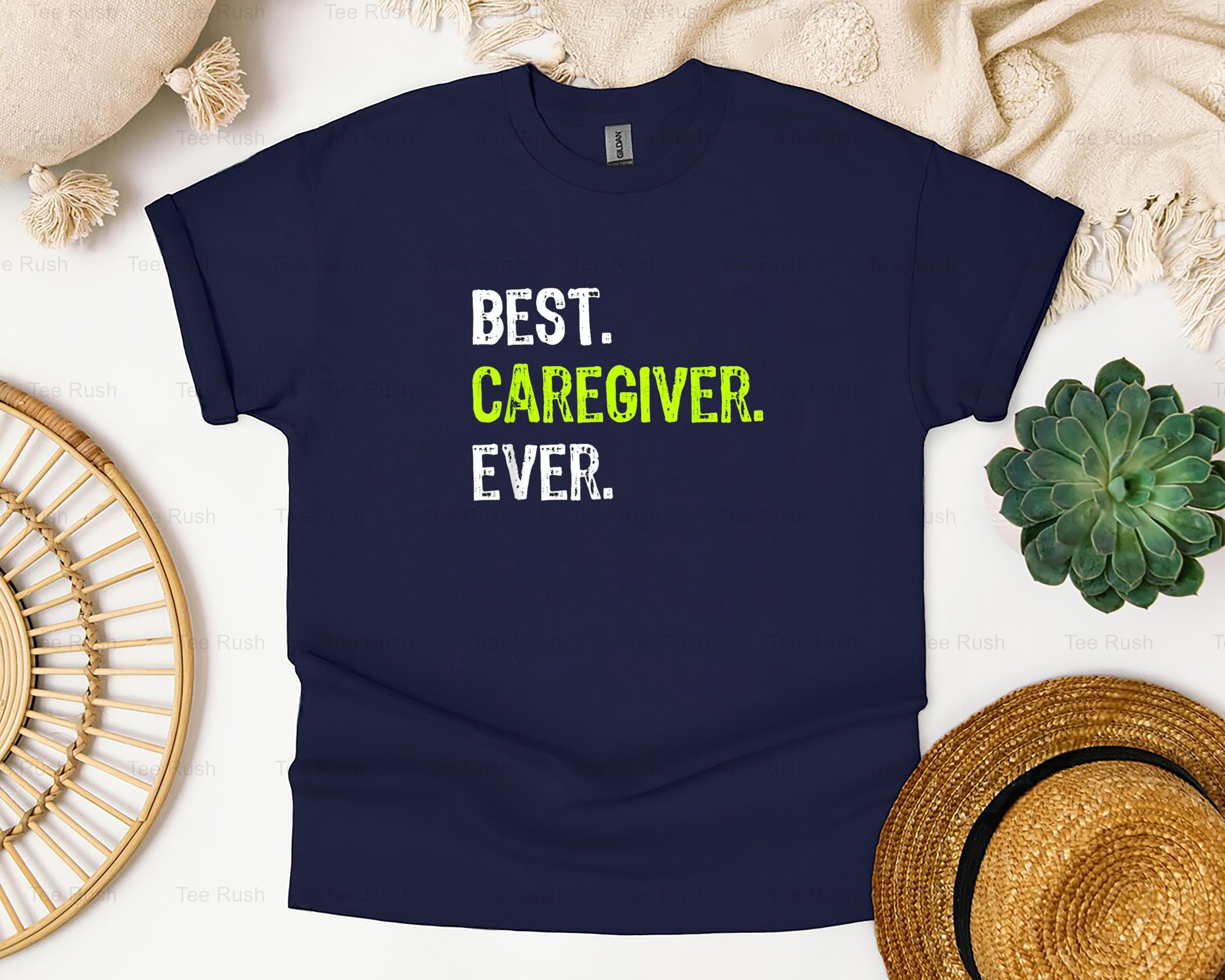 Best CAREGIVER Ever Funny Designs Gifts Idea Cute Nurse Assistance ...