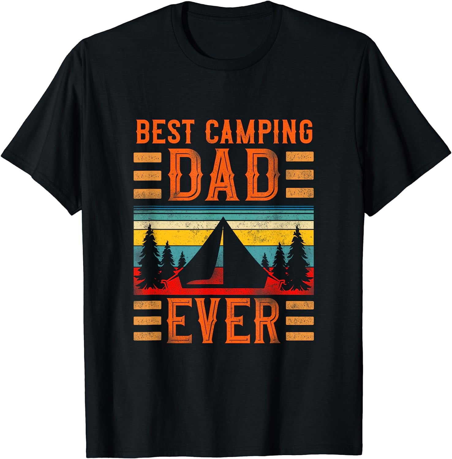 Best Camping Dad Ever Family Tent T-Shirt - Walmart.com
