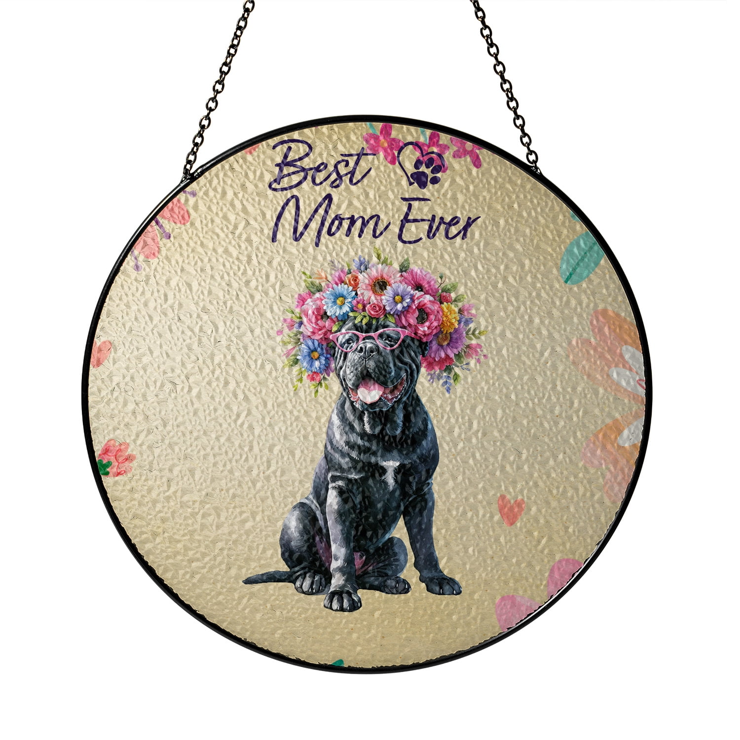 Best Cane Corso Mom Ever Happy Mother's Day Stained Glass Suncatcher ...