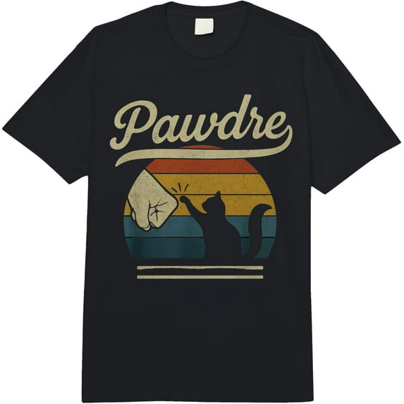 Best Cat Dad Ever Cat Daddy Paw Fist Bump Meow Pawdre Comfort Colors Adult Heavyweight T-Shirt ...