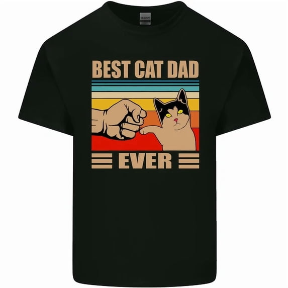 Best Cat Dad Ever Funny Father'S Day T-Shirt - Walmart.com