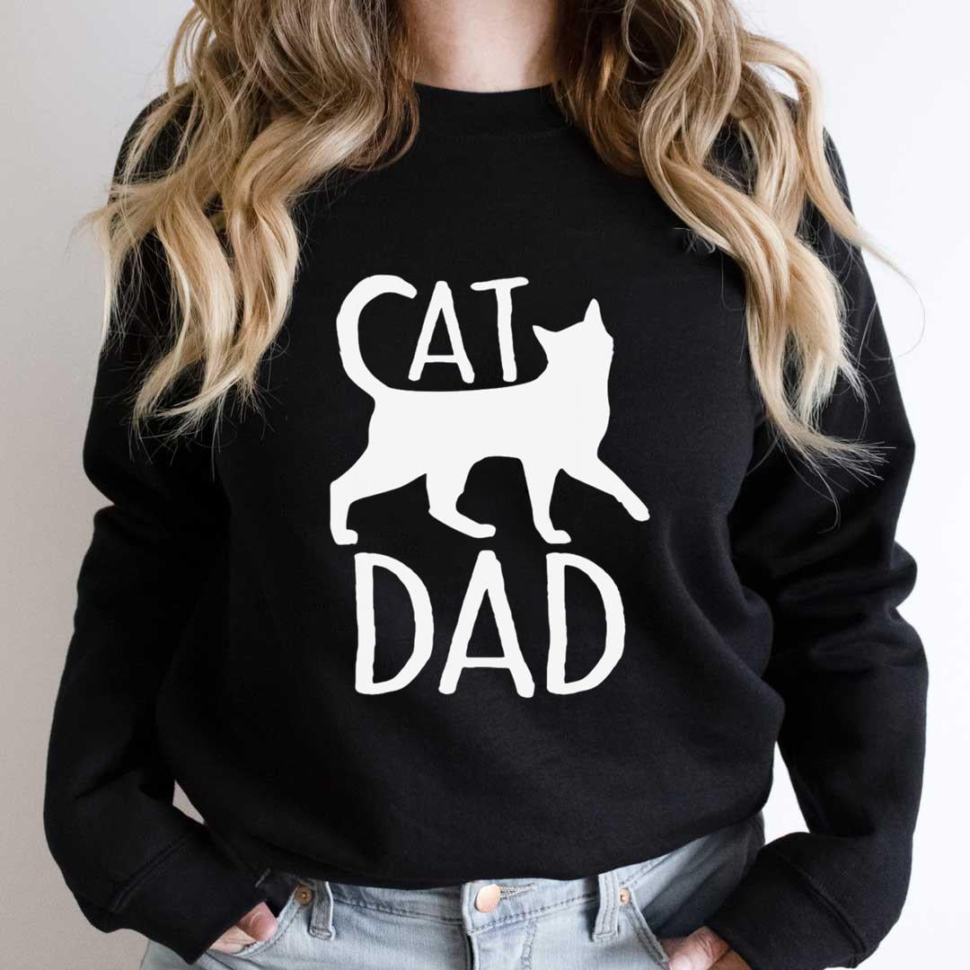 Best Cat Dad Funny Father's Day Kitty Daddy Papa Christmas Graphic ...