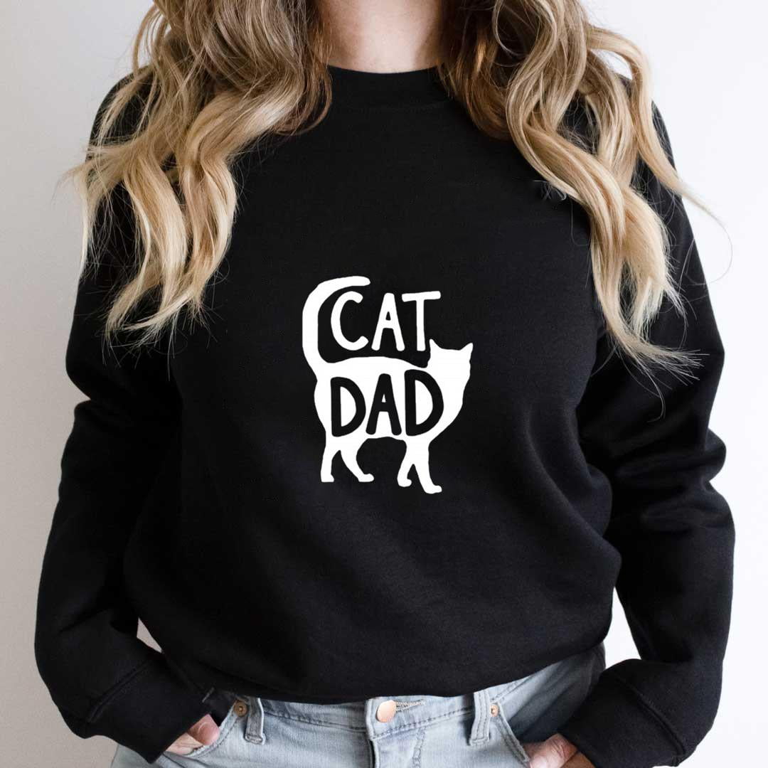 Best Cat Dad Funny Father's Day Kitty Daddy Papa Christmas Graphic ...