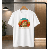 Best Cat Mom Ever Retro Sunset Cat Bandana T-shirt, for men & women, S ...