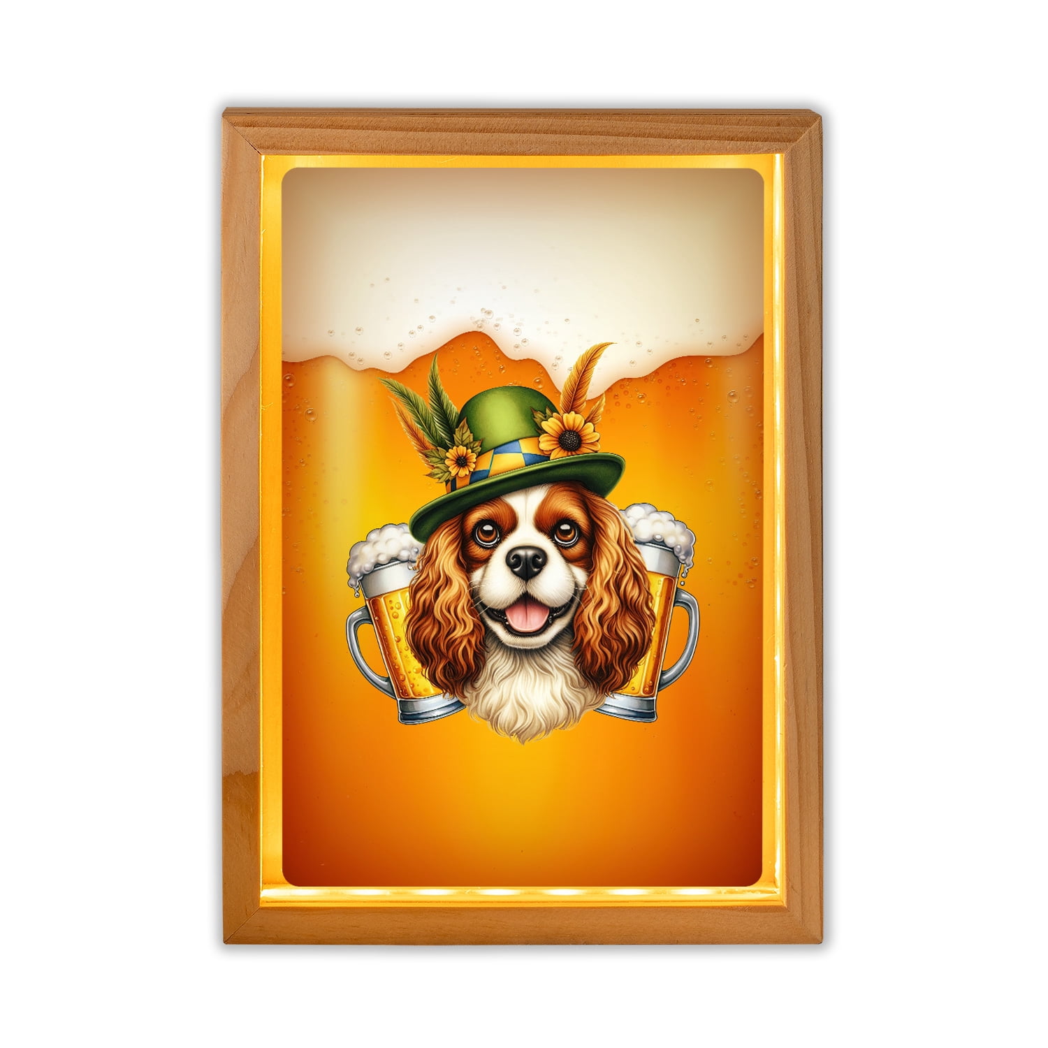 Best Cavalier King Charles Spaniel Dad Proud Beer Lover Happy ...