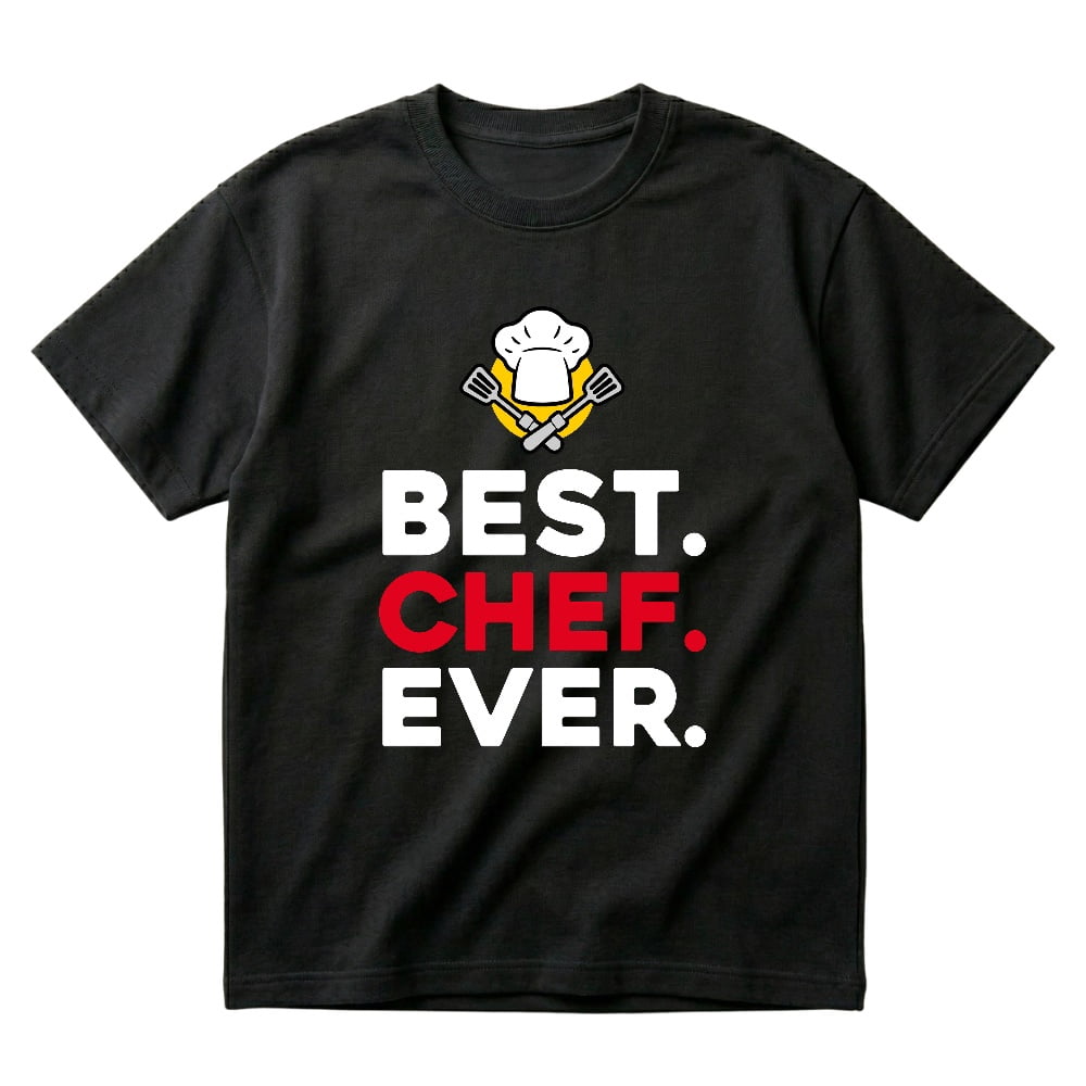 Best Chef Ever Cooking Funny Quote Gift Kitchen Lover T-Shirts ...