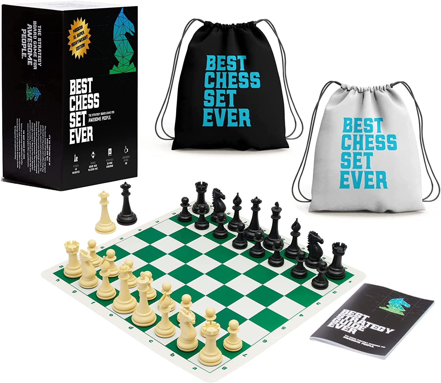 Best Chess Set Ever-Professional Tournament Large Game, Quadruple ...