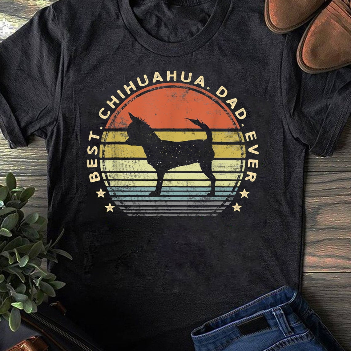 Best Chihuahua Dad Ever Chi Dog Lover Gifts Pet Owner Daddy - Gift for ...