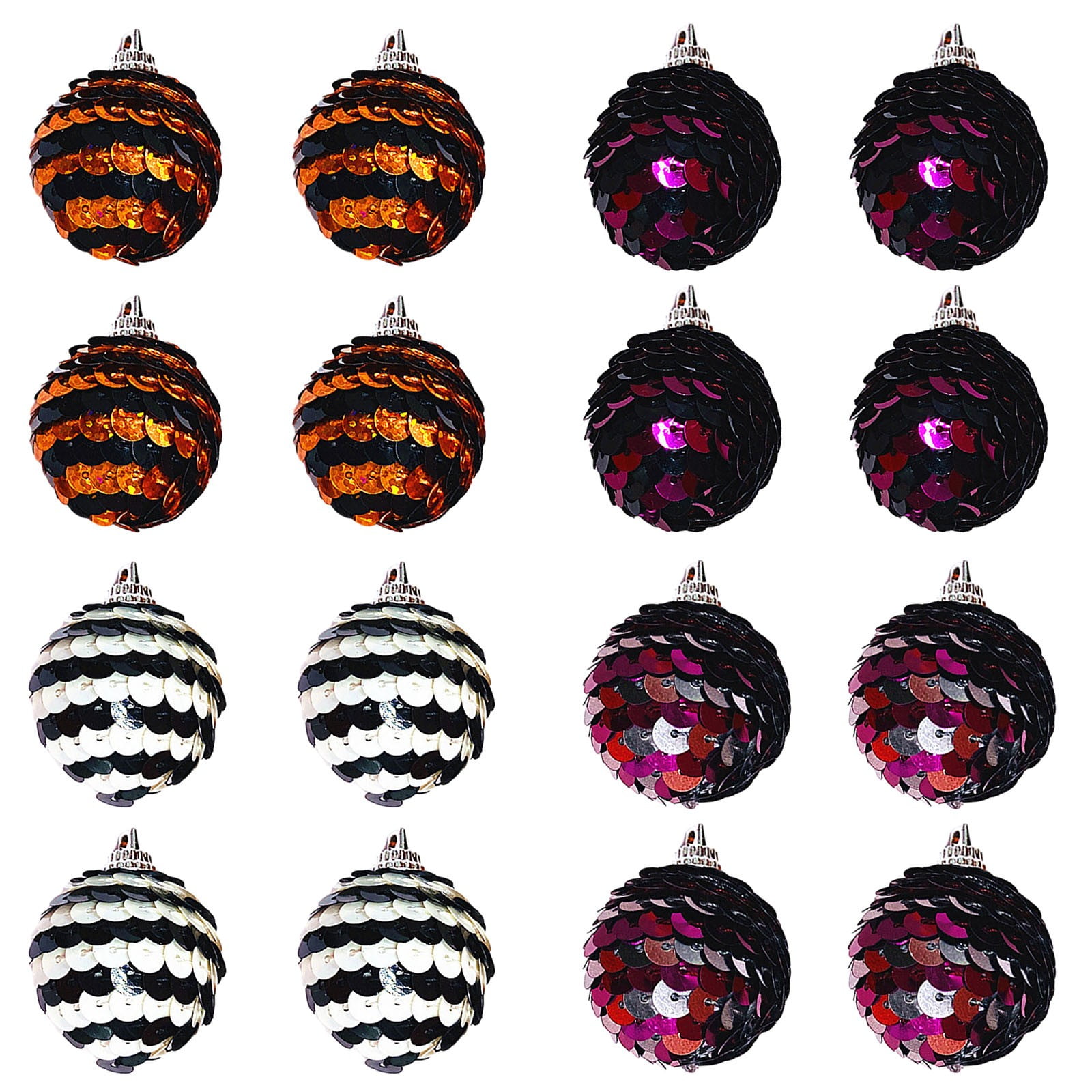 Best Choice! Anckoeil 16PCS Colorful Scale Wrapped Ball Pendant ...